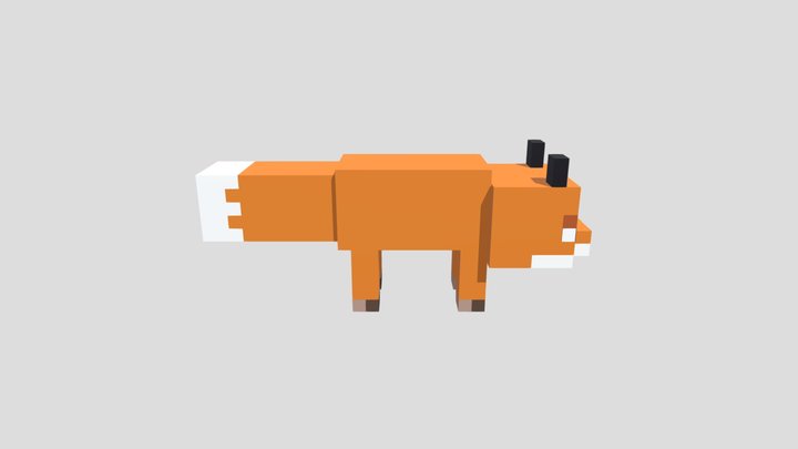 Minecraft_fox 3D models - Sketchfab