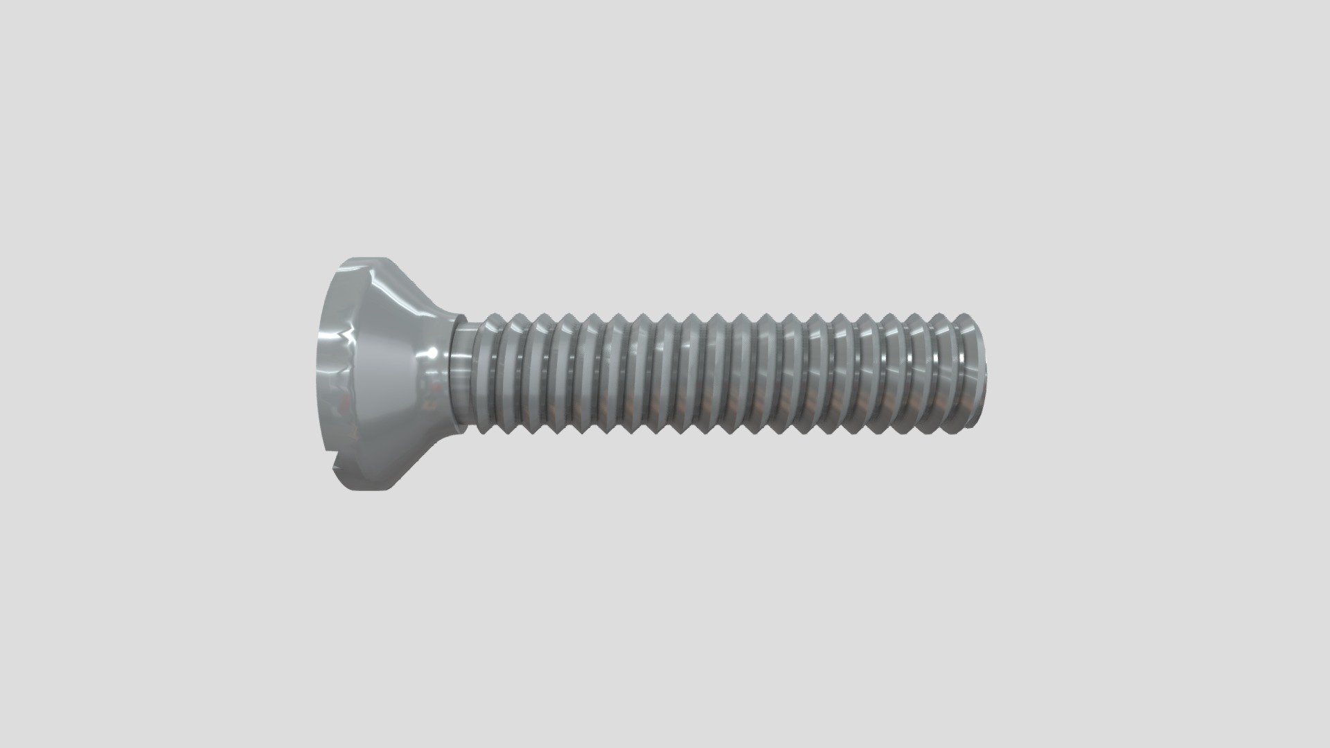 PARAFUSO MAQUINA CHATA FENDA - Download Free 3D model by Cícero Filipe ...