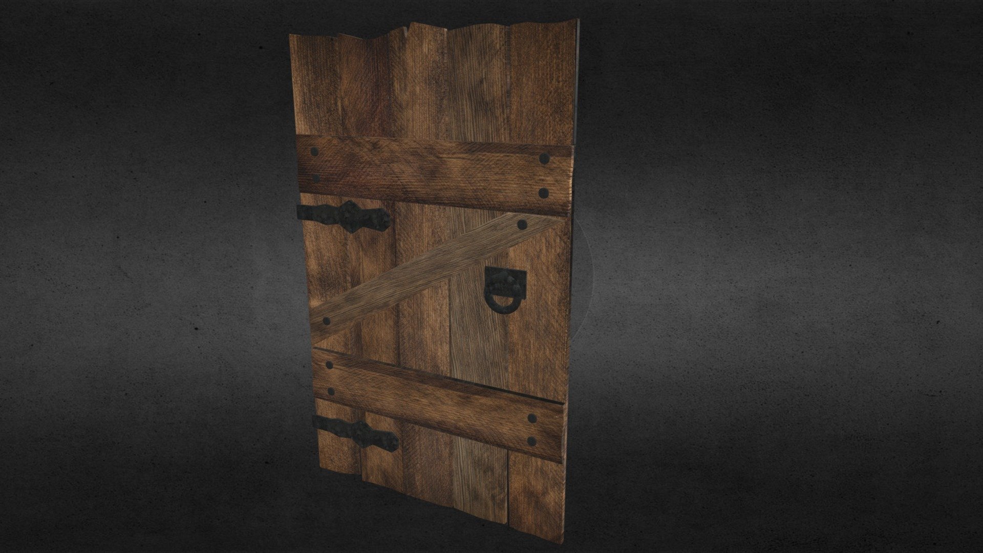 Old Medieval Door - 3D model by Lonit [1bb08f3] - Sketchfab