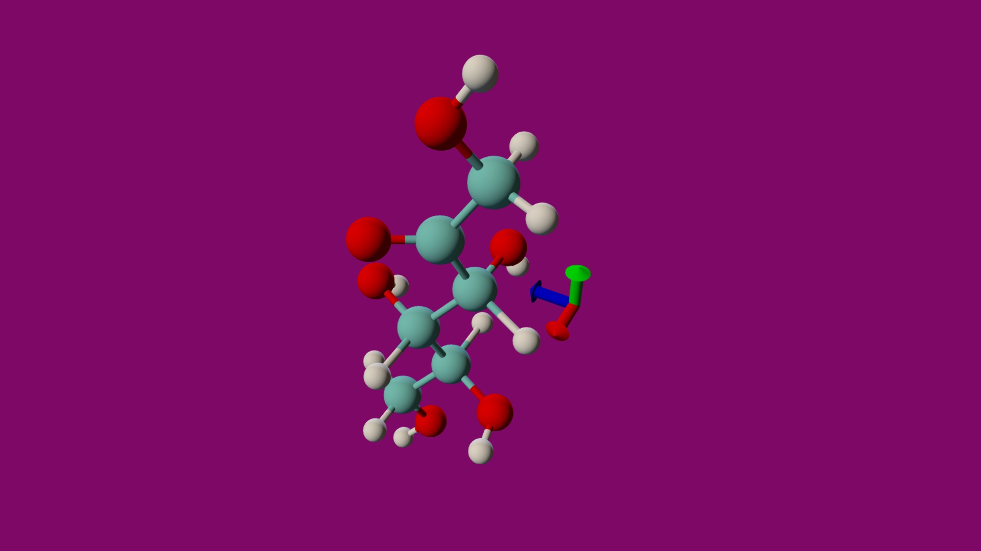 Eve3D Monosacárido Cetohexosa D Tagatosa - 3D model by EVE3D UNAM ...
