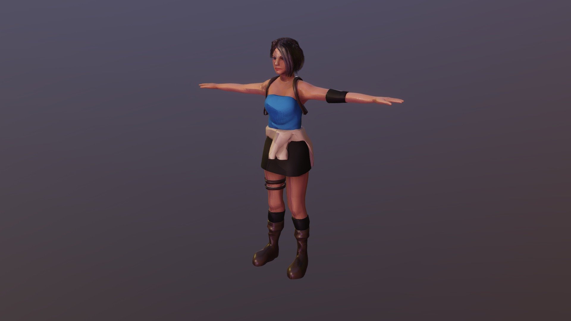 Jill Valentine Resident Evil 3 - 3D model by Gabiruuu (@Gabiru.3 ...