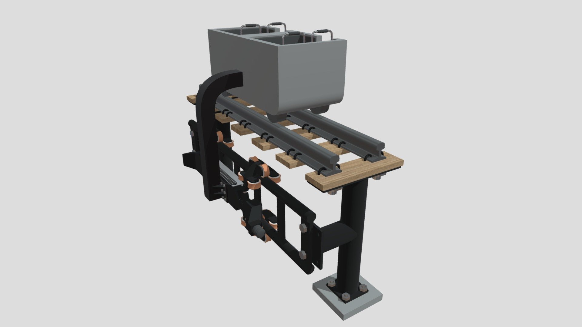 Boom coaster car. - 3D model by ppooooll [1bb22c8] - Sketchfab