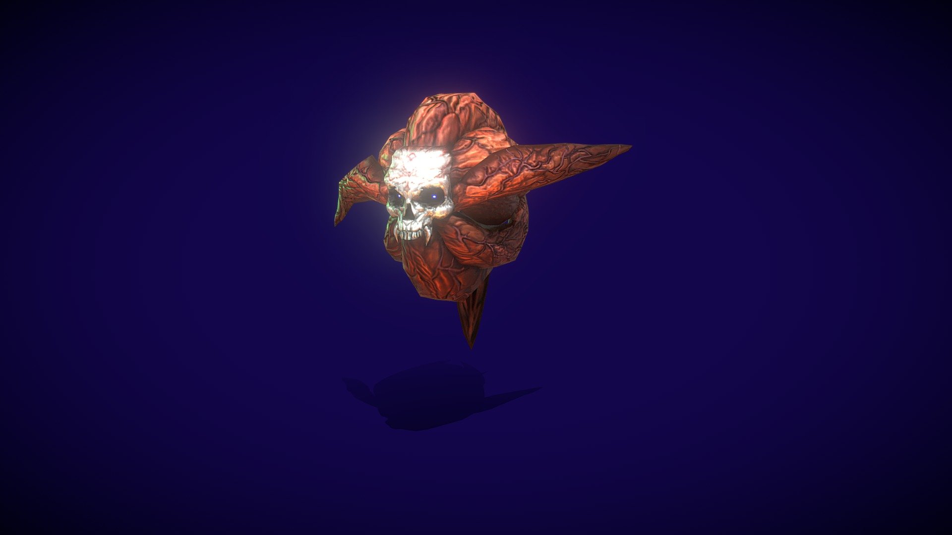 Flying Skull - 3D model by Tomas Verhaegh (@Tomas.Verhaegh) [1bb55f4 ...