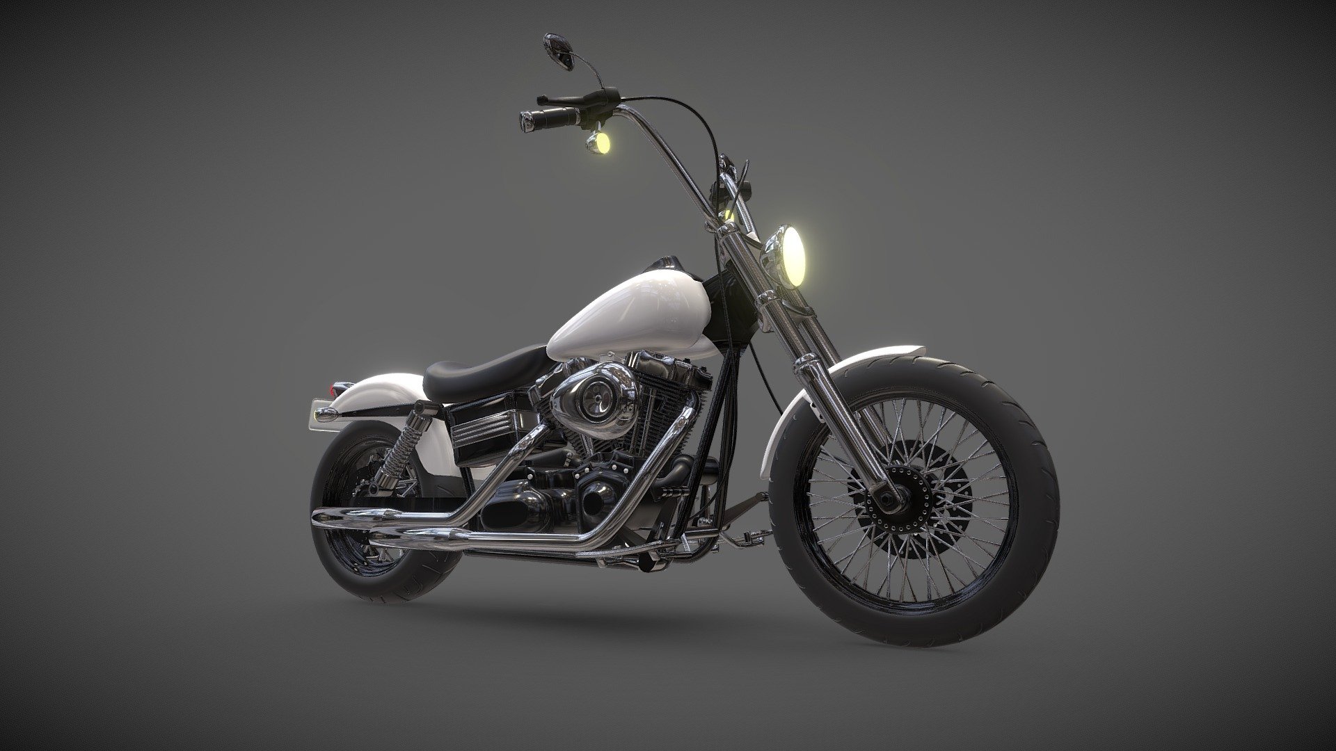 Motor Bike - 3D model by farazk3453 [1bb57f6] - Sketchfab