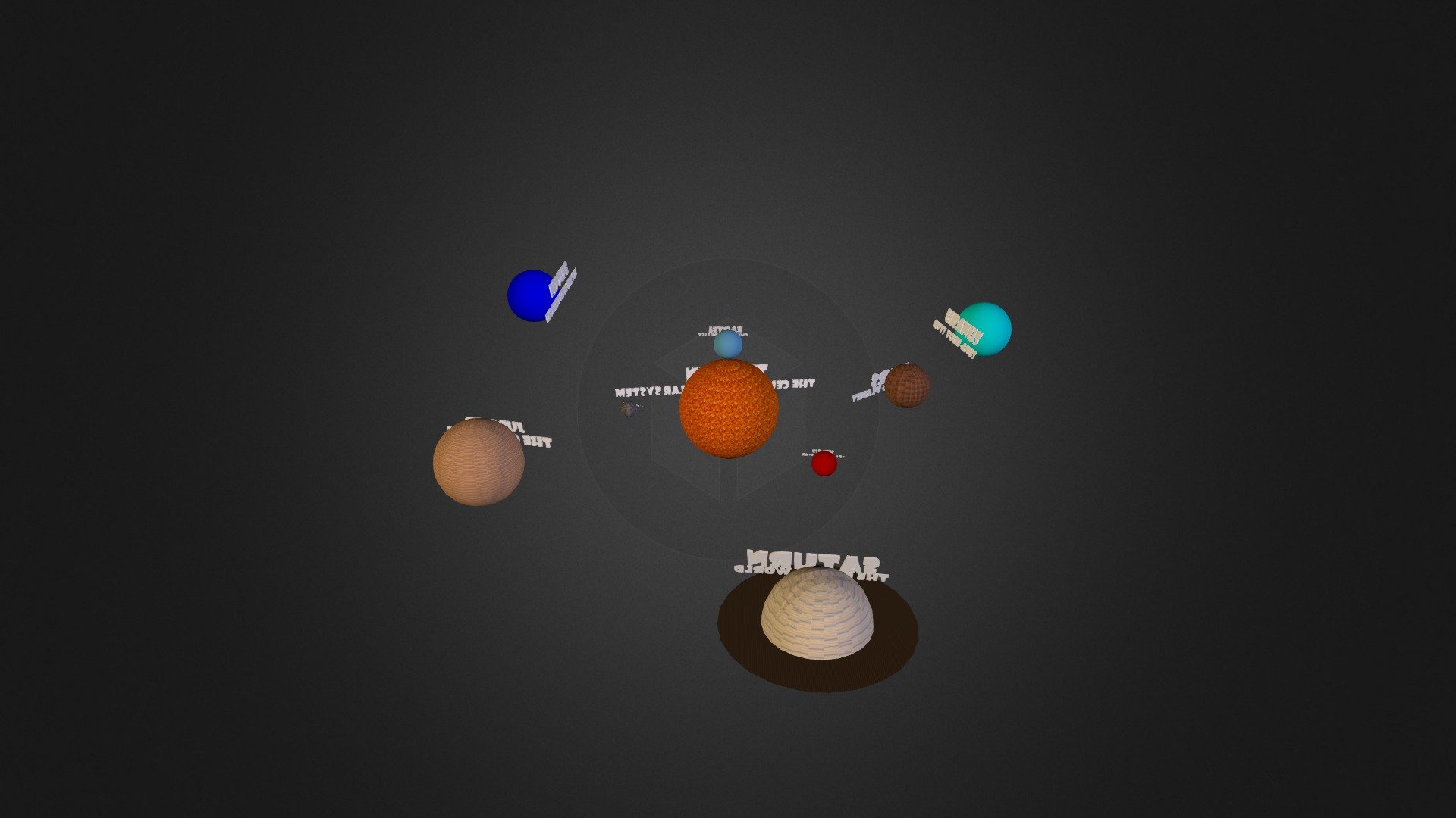 The Solar System - 3D model by hisnamewasz [1bb5fac] - Sketchfab