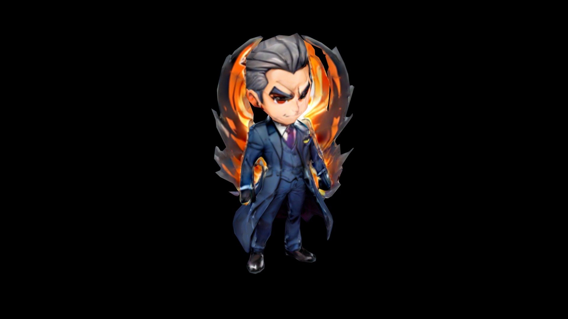 The character image showcases "Mr. Gray", a fict - Download Free 3D ...