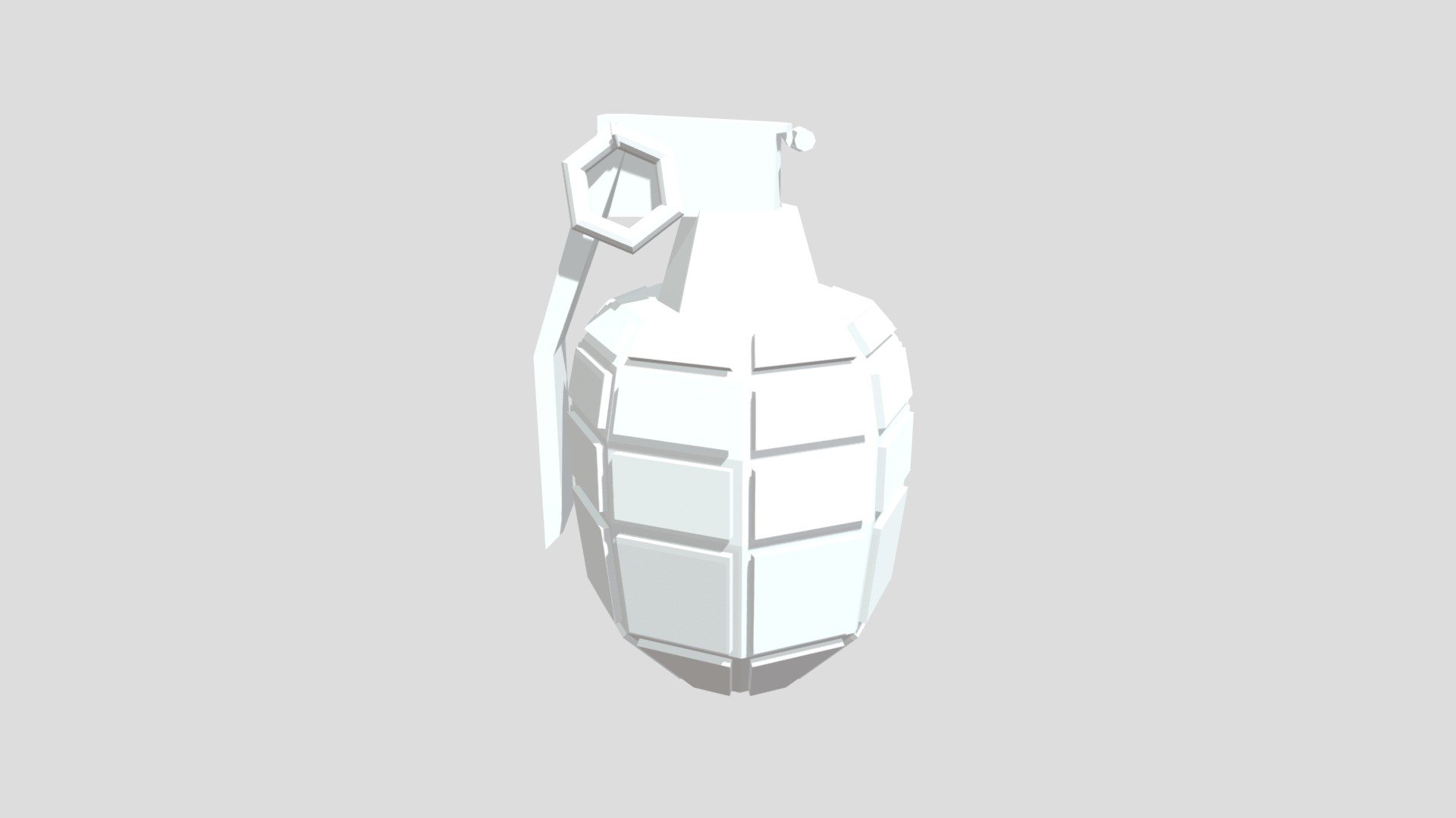 Frag Grenade - Download Free 3D model by Daniel Campos (@dzeeks ...