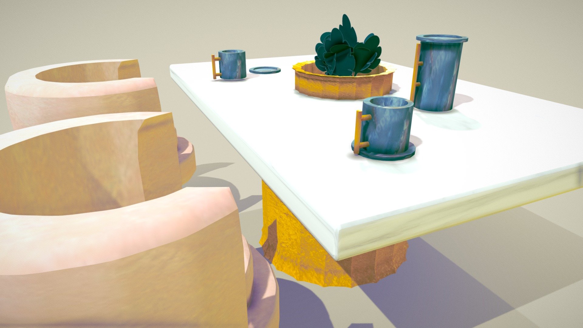 Elegant Furniture - 3D model by Elly Filipic (@ellyfilipic) [1bb9466 ...