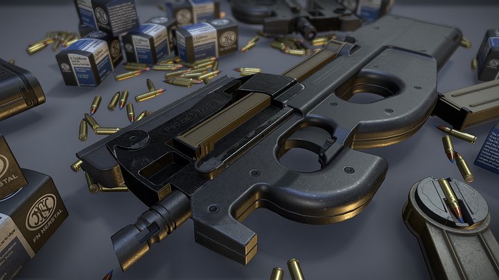P90 3D models - Sketchfab