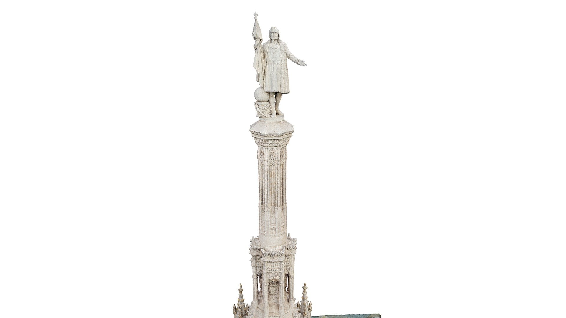 Cristobal Colón de la Plaza de Colón (Madrid) - 3D model by ...