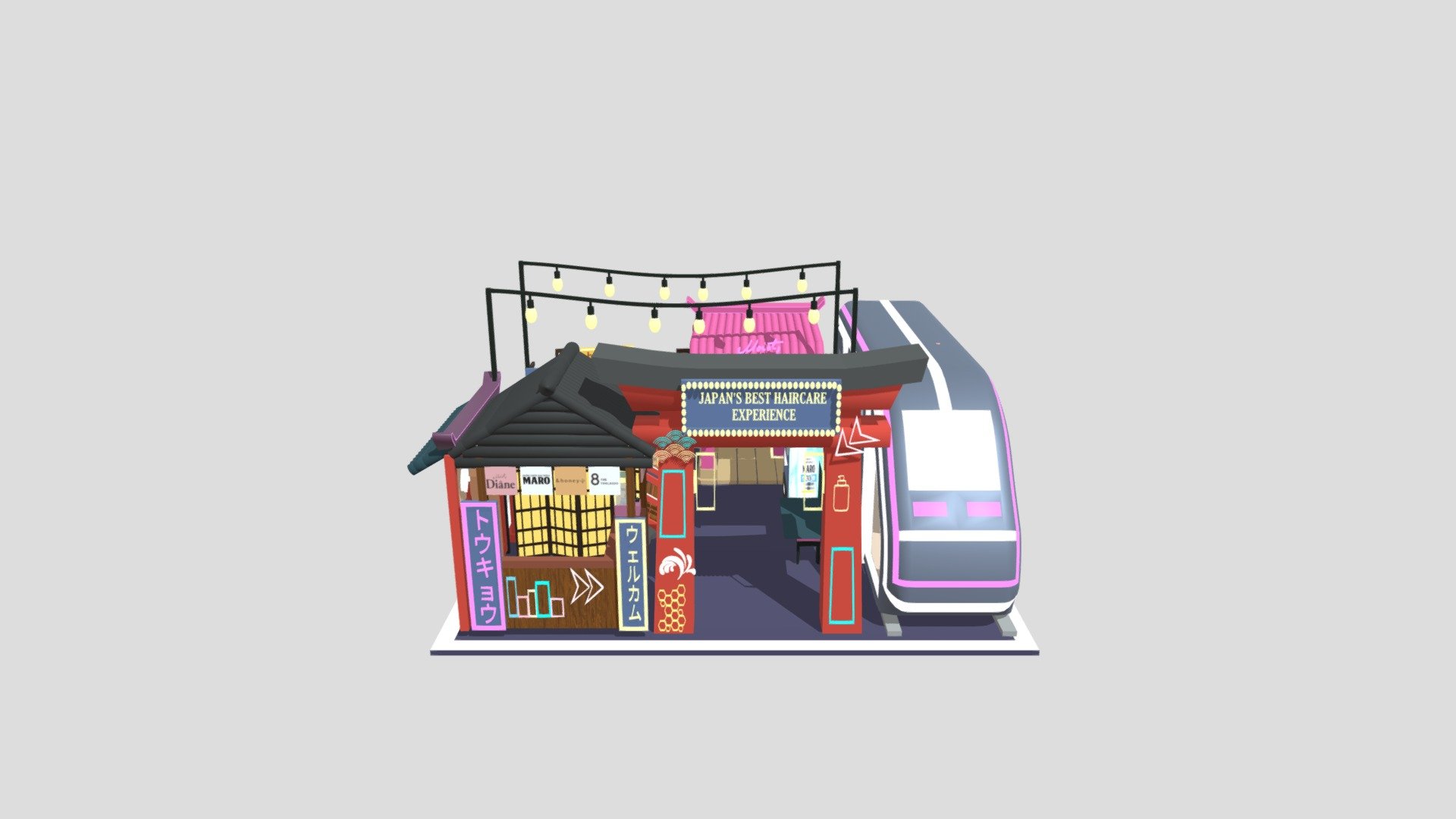 Exhibit Booth SMX - 3D model by ramirezjordiane [1bbabd2] - Sketchfab