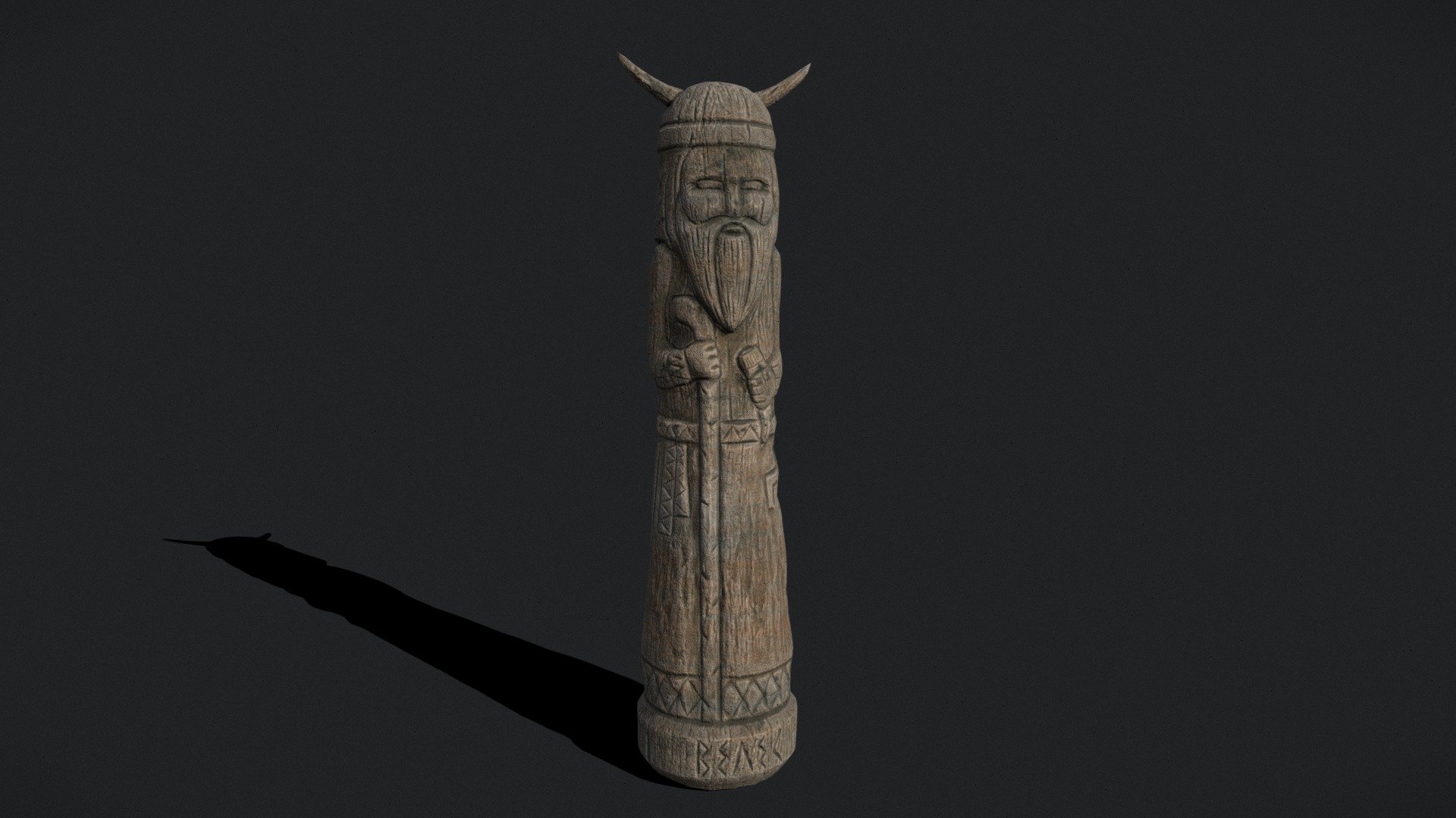Velez_Wooden_Figurine_OBJ - Buy Royalty Free 3D model by ...