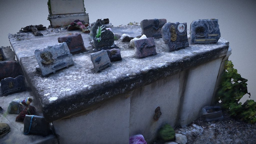 Grandparents grave Scan ZenFone AR Google Tango - 3D model by ...