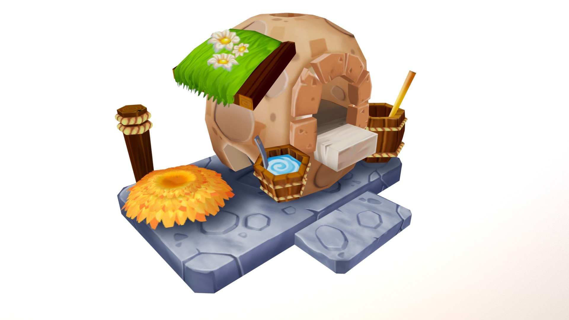 Cute Dragon Hatchery - 3D model by lylacgraphics [1bbc5df] - Sketchfab