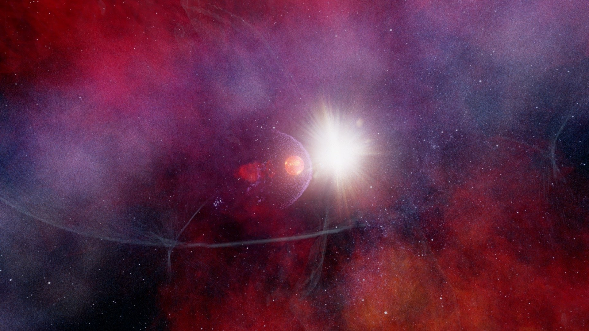 The aftermath of a nova explosion - Buy Royalty Free 3D model by ...