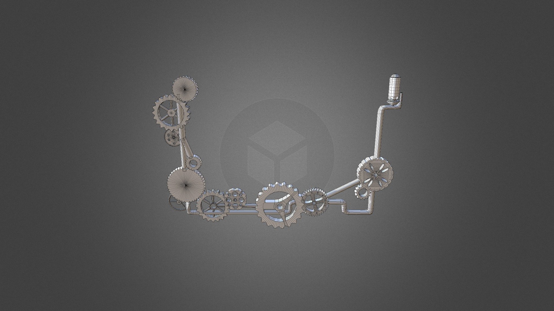 Steampunk Gears - 3D model by Gerardous [1bbdded] - Sketchfab