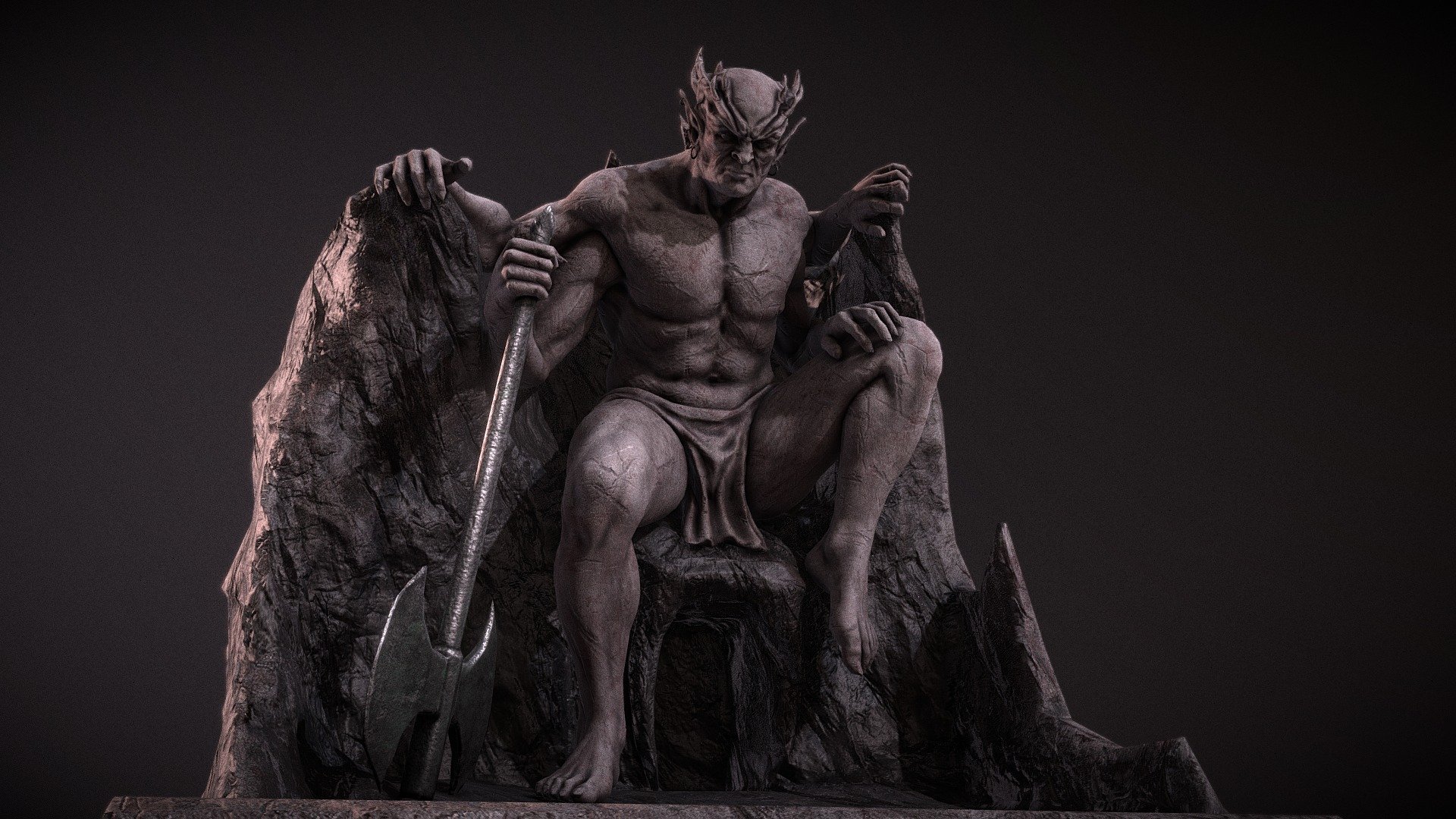 Mehrunes Dagon - 3D model by Mandrake (@mandrake_3d) [1bbe2f5] - Sketchfab