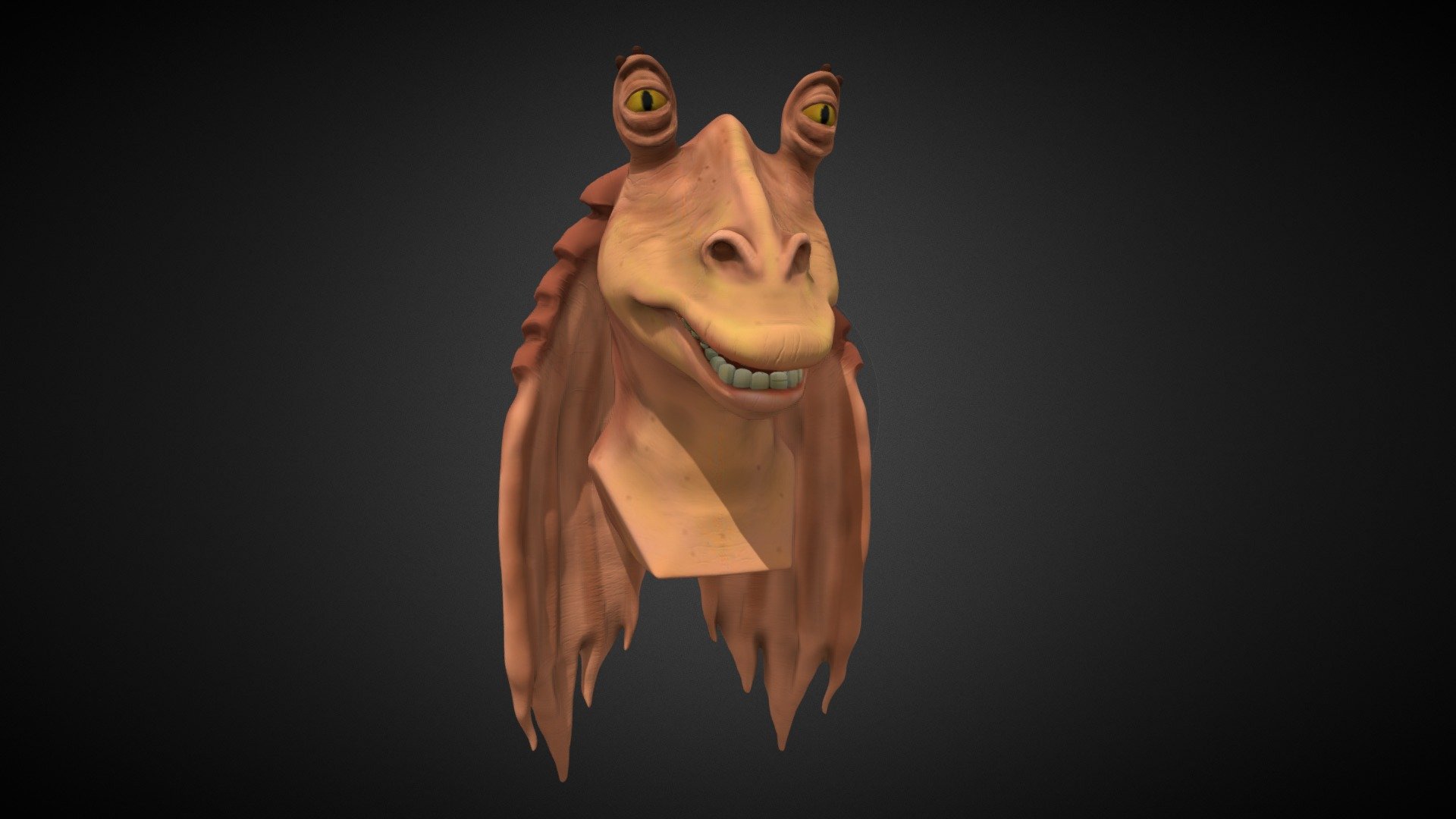 Jar Jar Binks - 3D model by ngshuting2002 [1bbf10d] - Sketchfab