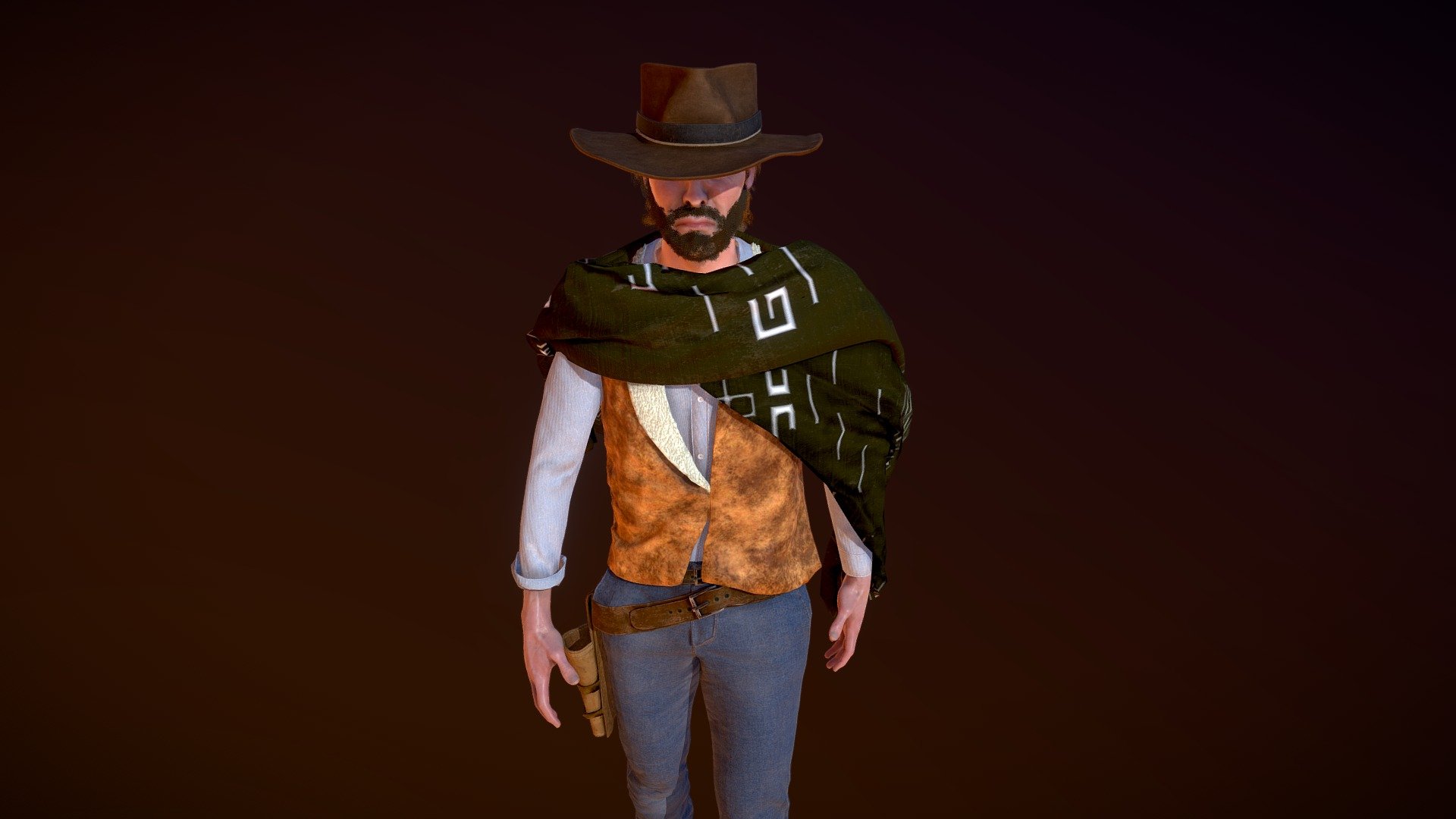 Cowboy Model Sheet