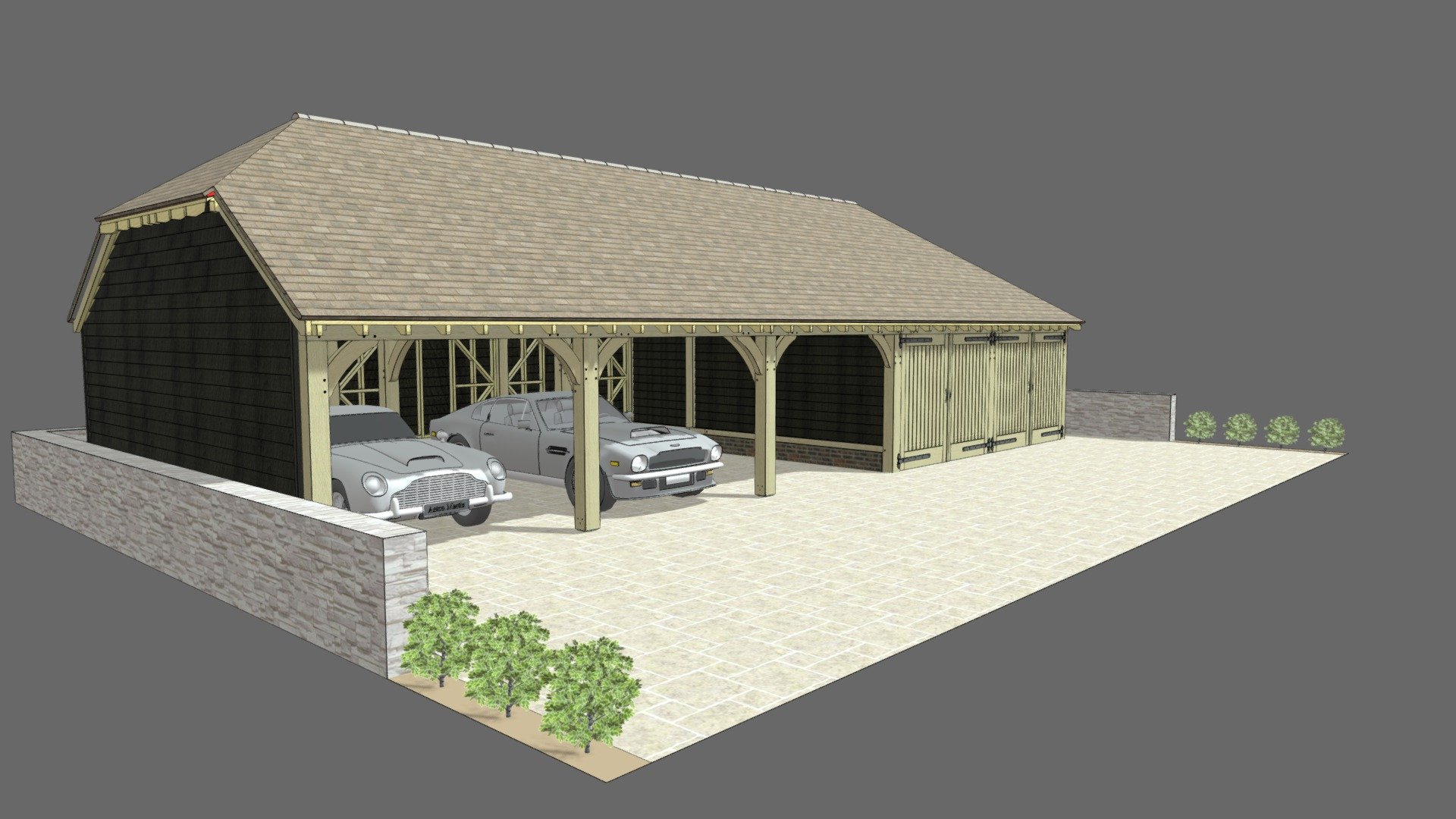 Nicholas Mee - 5 bay garage - 3D model by Oakmasters (@edhamilton ...