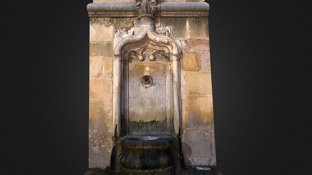 Gothic fountain - Download Free 3D model by FranciscoGomezCabeza ...