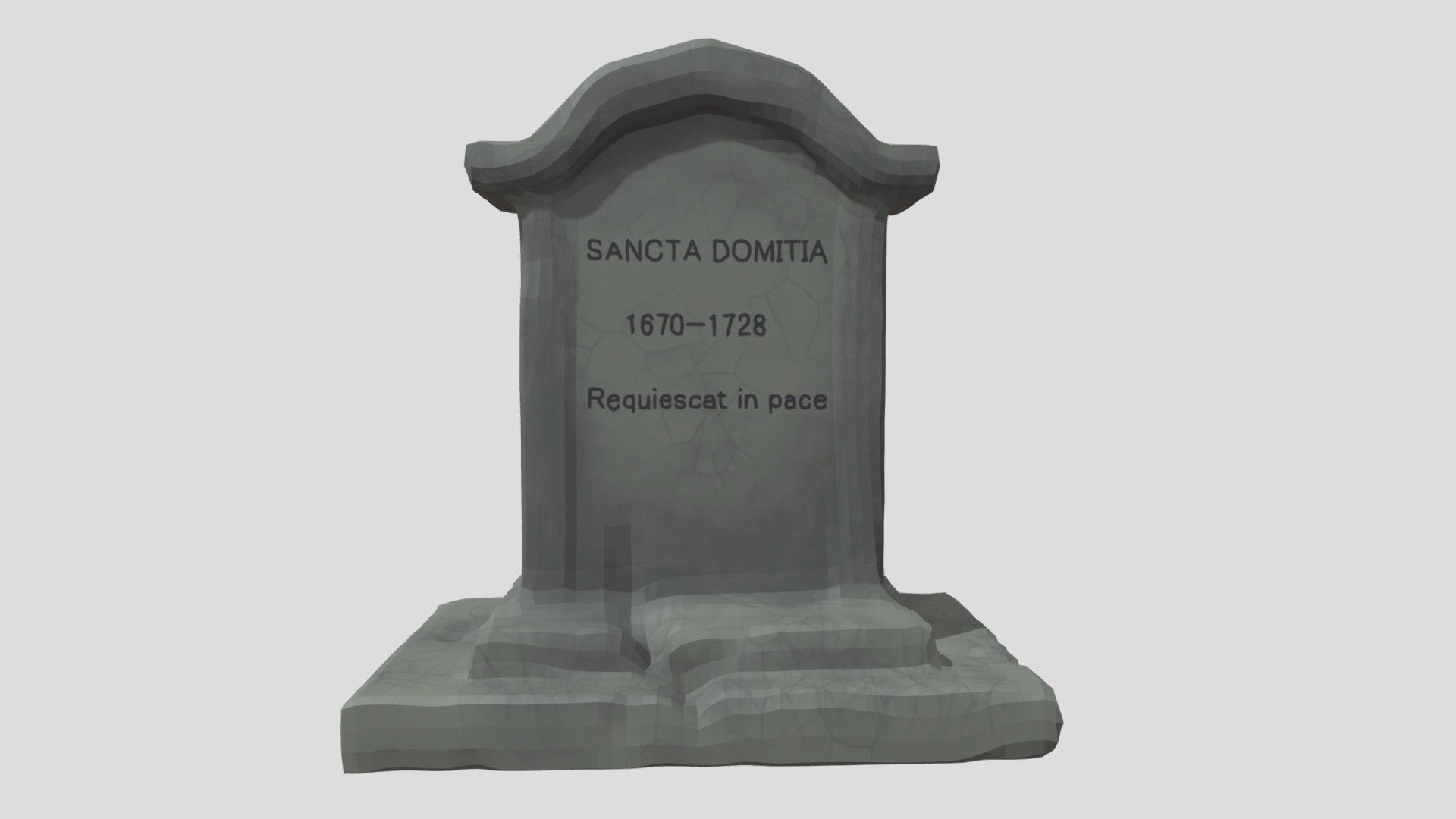 Ancient Gothic Gravestone - 3D model by Seka (@arcen123123) [1bc5ef4 ...