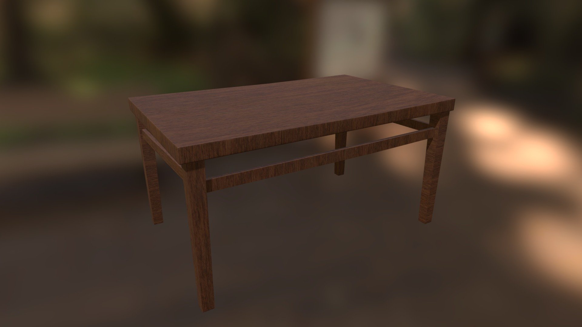 Wood Table - Download Free 3D model by Sayn76 [1bc96ef] - Sketchfab