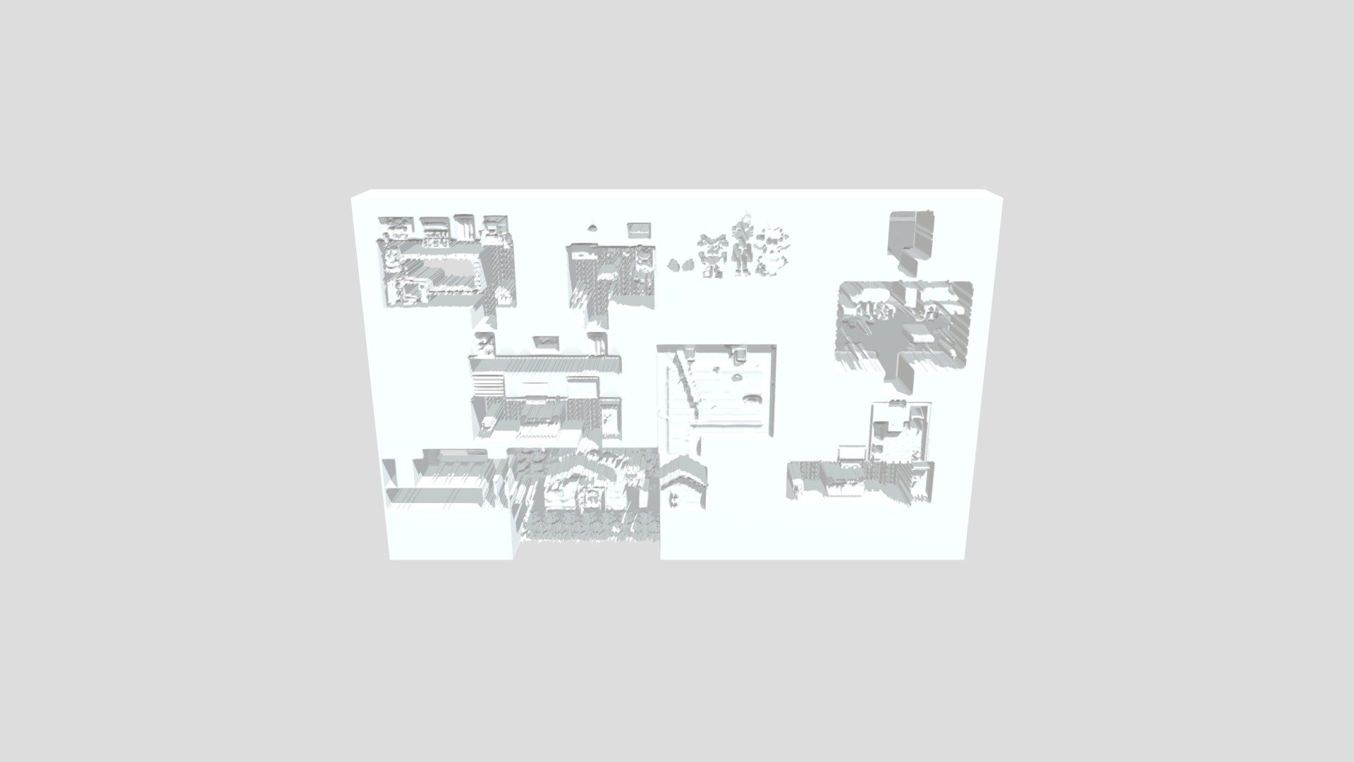 Sans and papyrus house image to 3d model test - Download Free 3D model ...