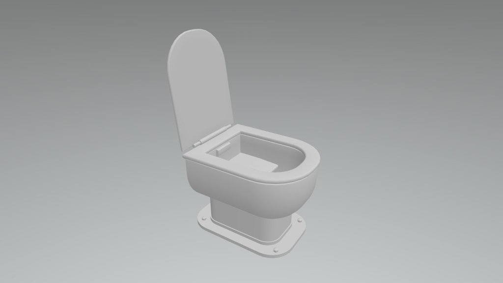 Prison toilet - 3D model by L. Wolf (@green_qu33n) [1bcba64] - Sketchfab