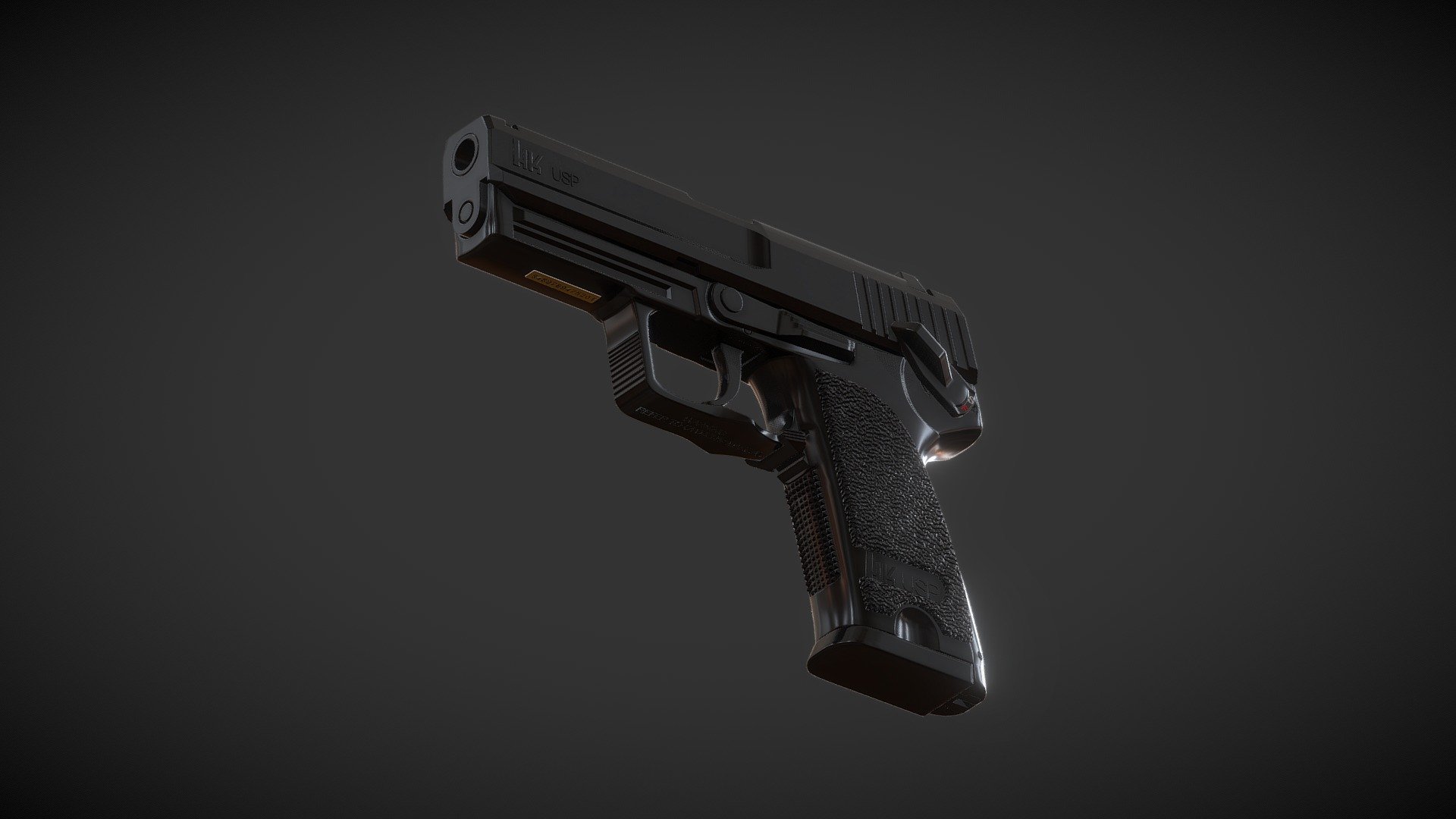 Heckler and Koch USP - Buy Royalty Free 3D model by hum3d [1bcd0db ...
