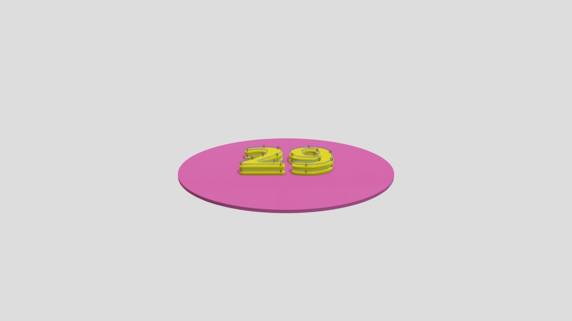 Number_29 - 3D model by ShvetsMaria [1bcdaef] - Sketchfab