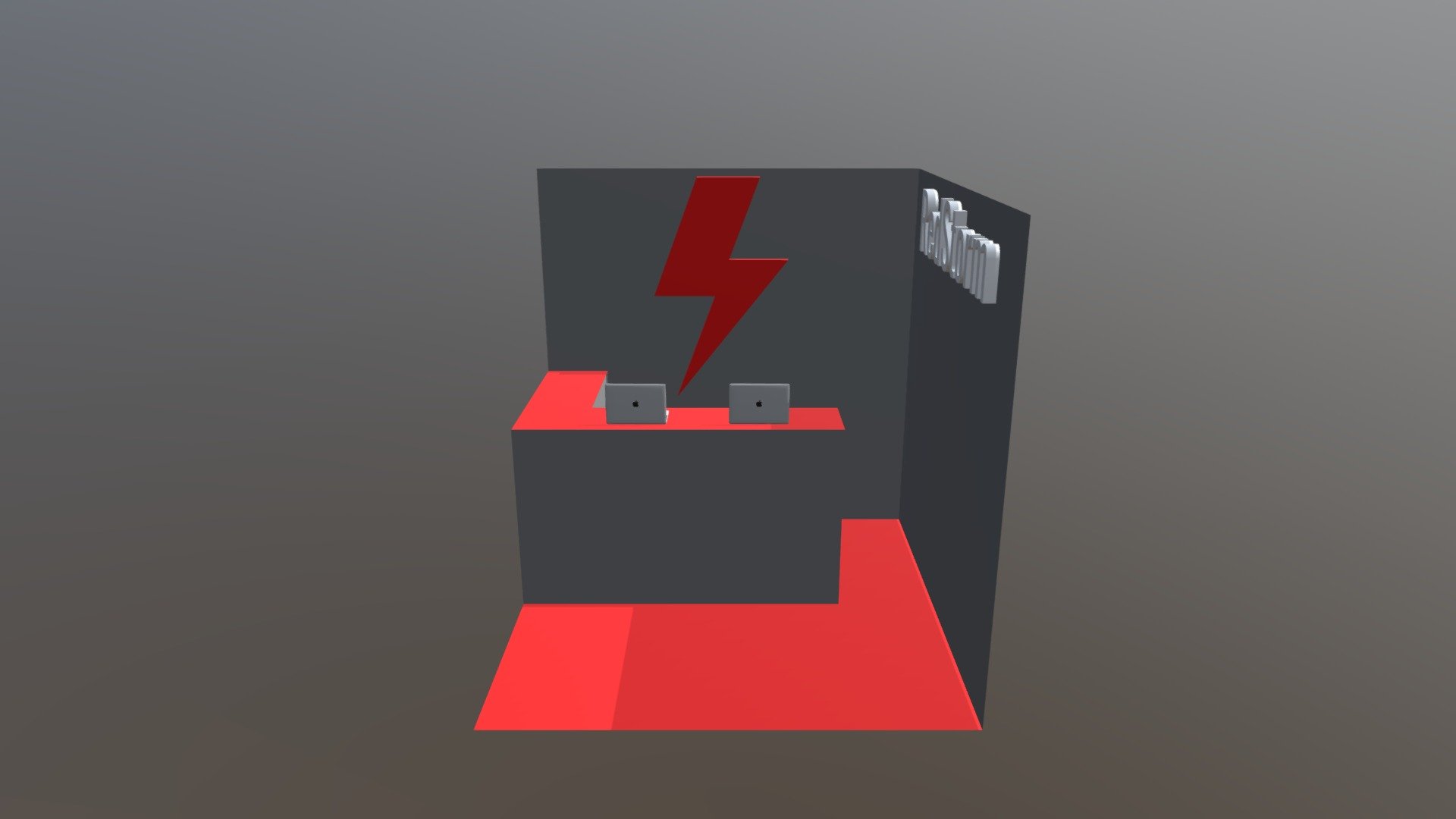 Stand 2mx2m Dae - 3D model by k_nzo [1bcdafa] - Sketchfab