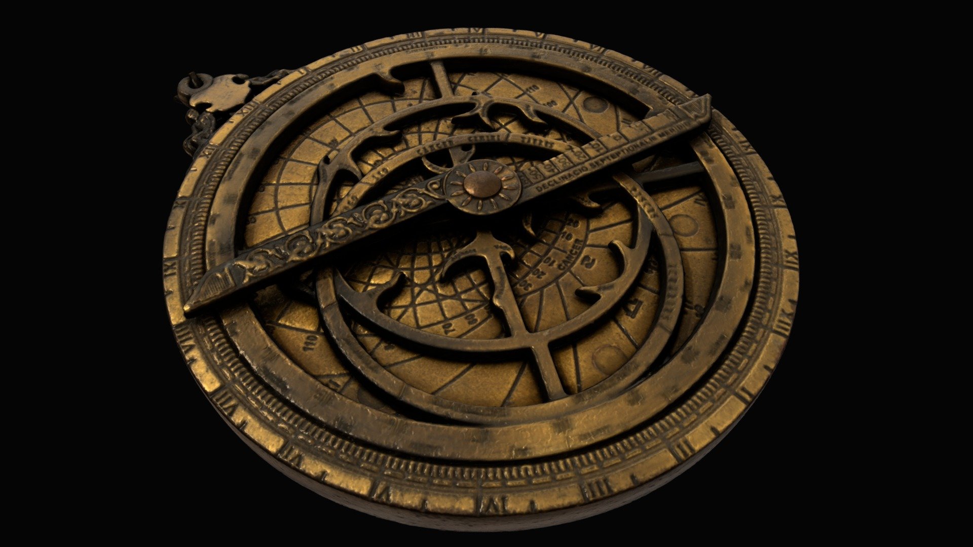Planispheric Astrolabe Reproduction - 3D model by IAtrimoine [1bce811 ...