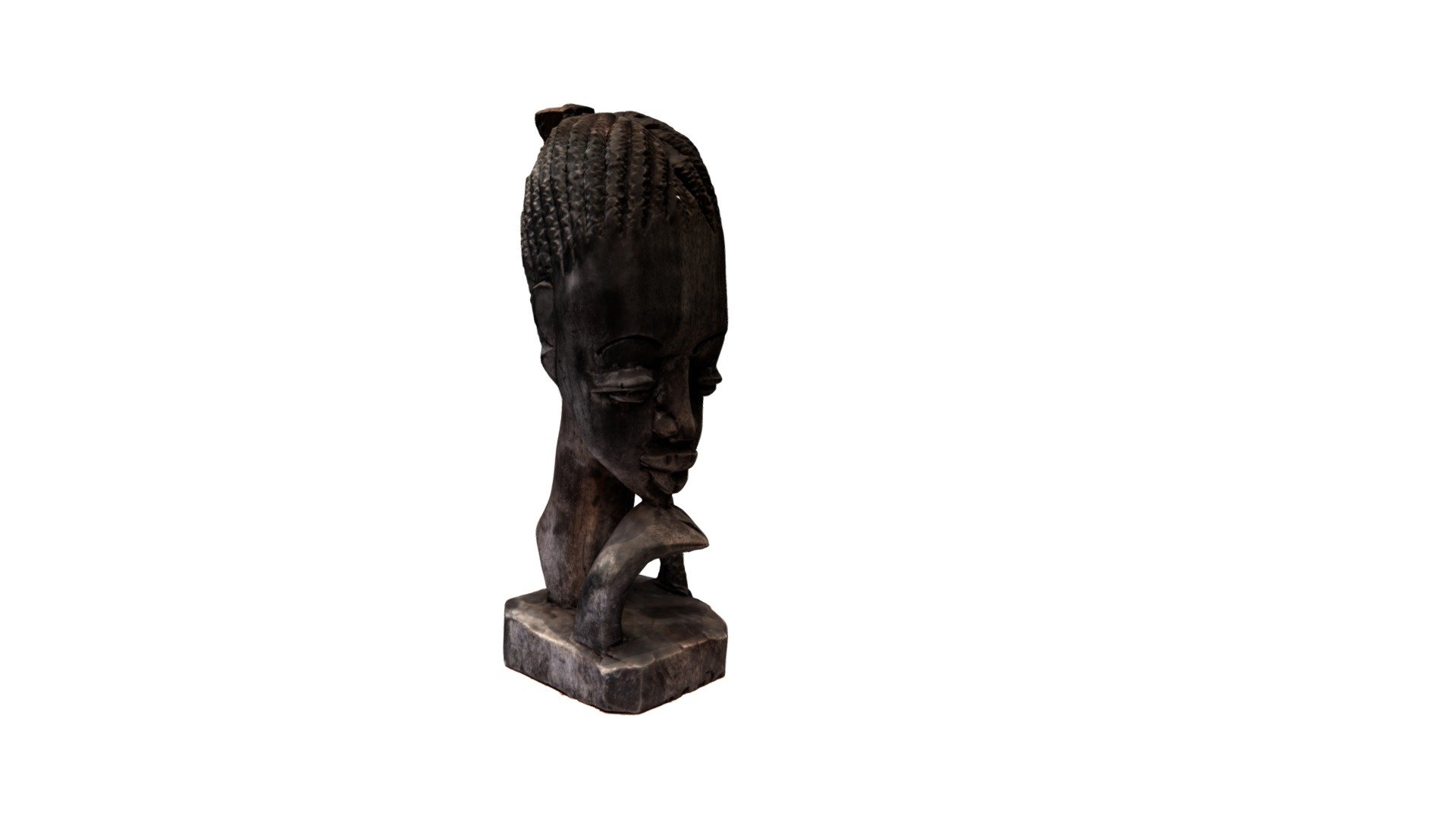 Statue_F_africa - 3D model by LutinSan [1bd3177] - Sketchfab