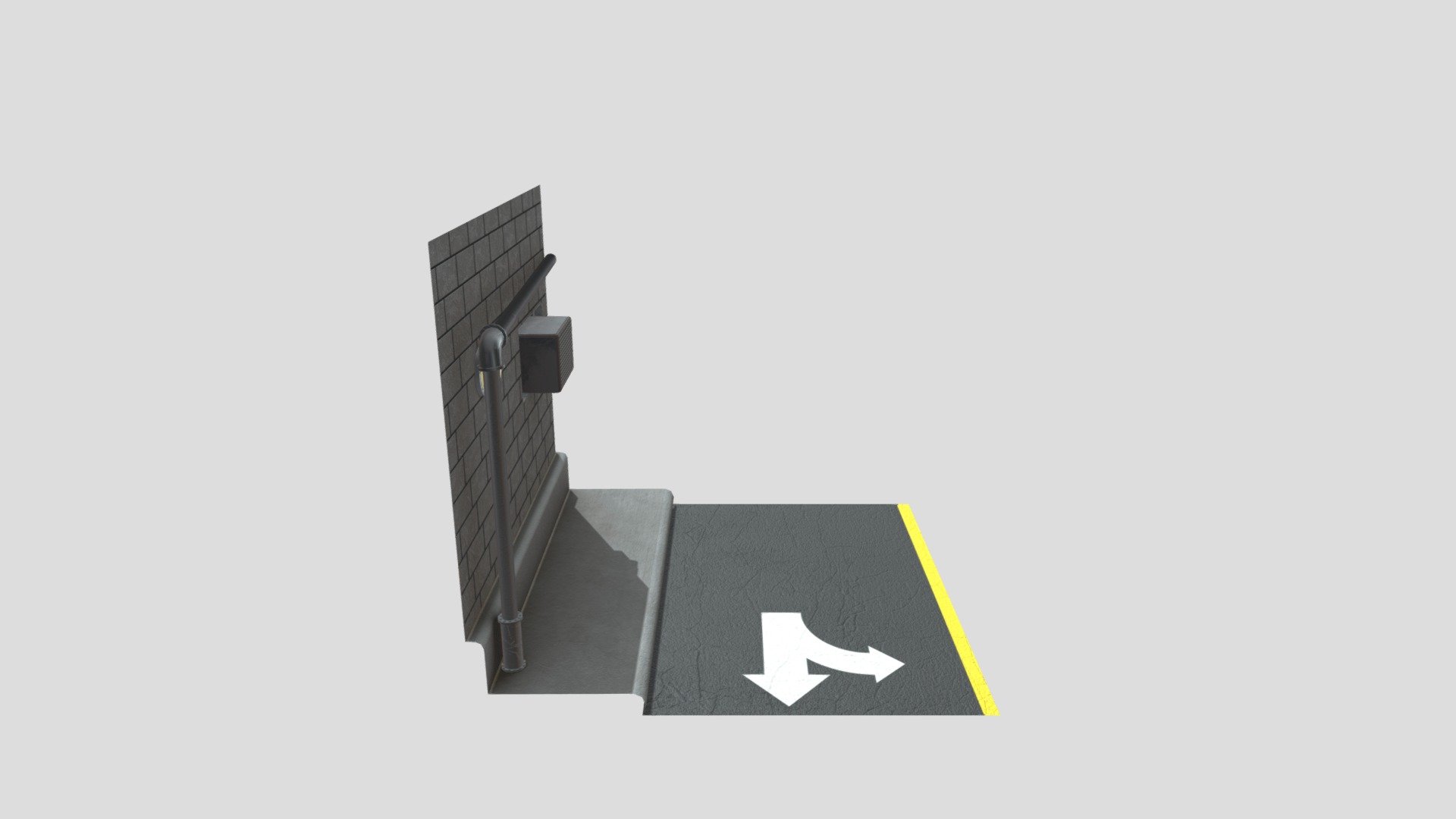 Alley - 3D model by palayton [1bd410e] - Sketchfab