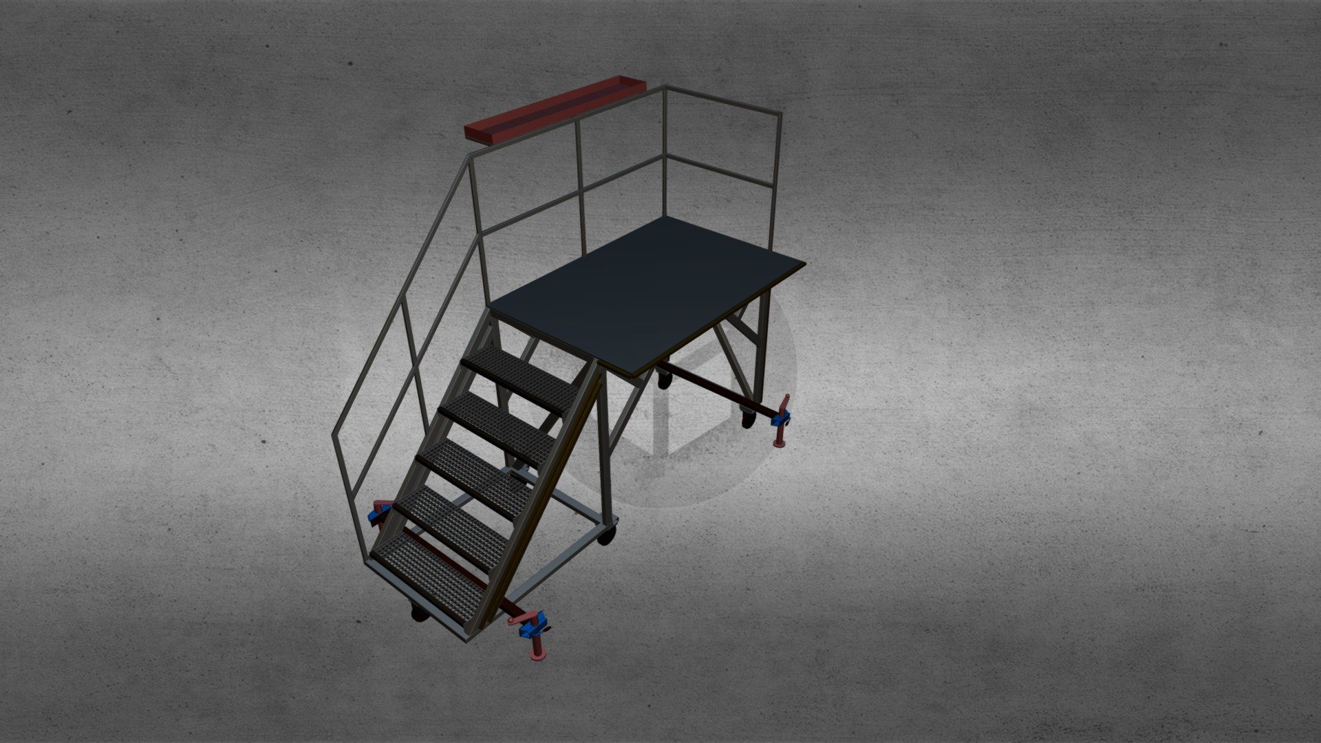 PLATFORMA LUCRU LA INALTIME - Download Free 3D model by daciasport ...