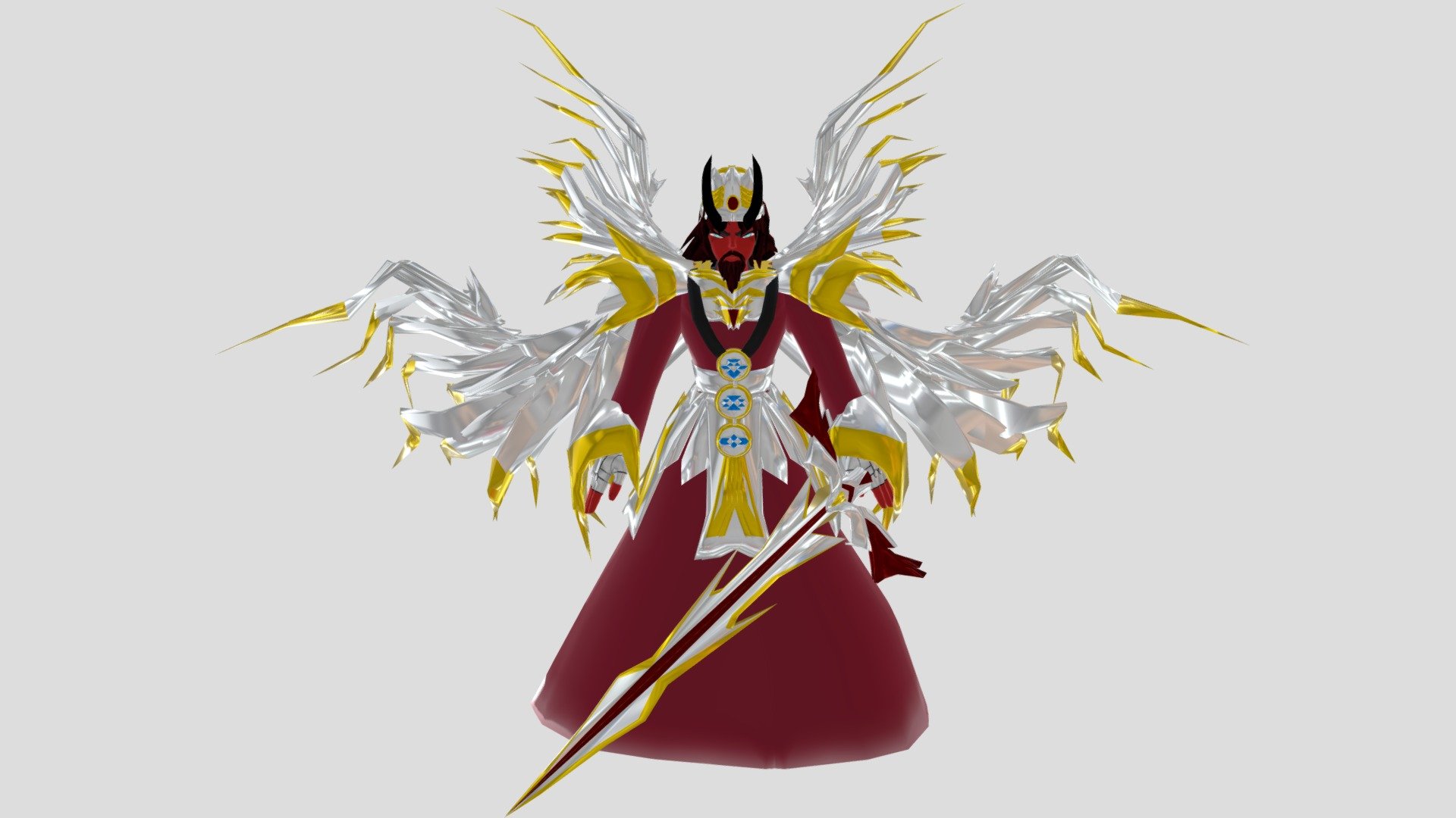 God King Marduk (quintessence) - 3D model by Draconis (@Ivdraconis ...