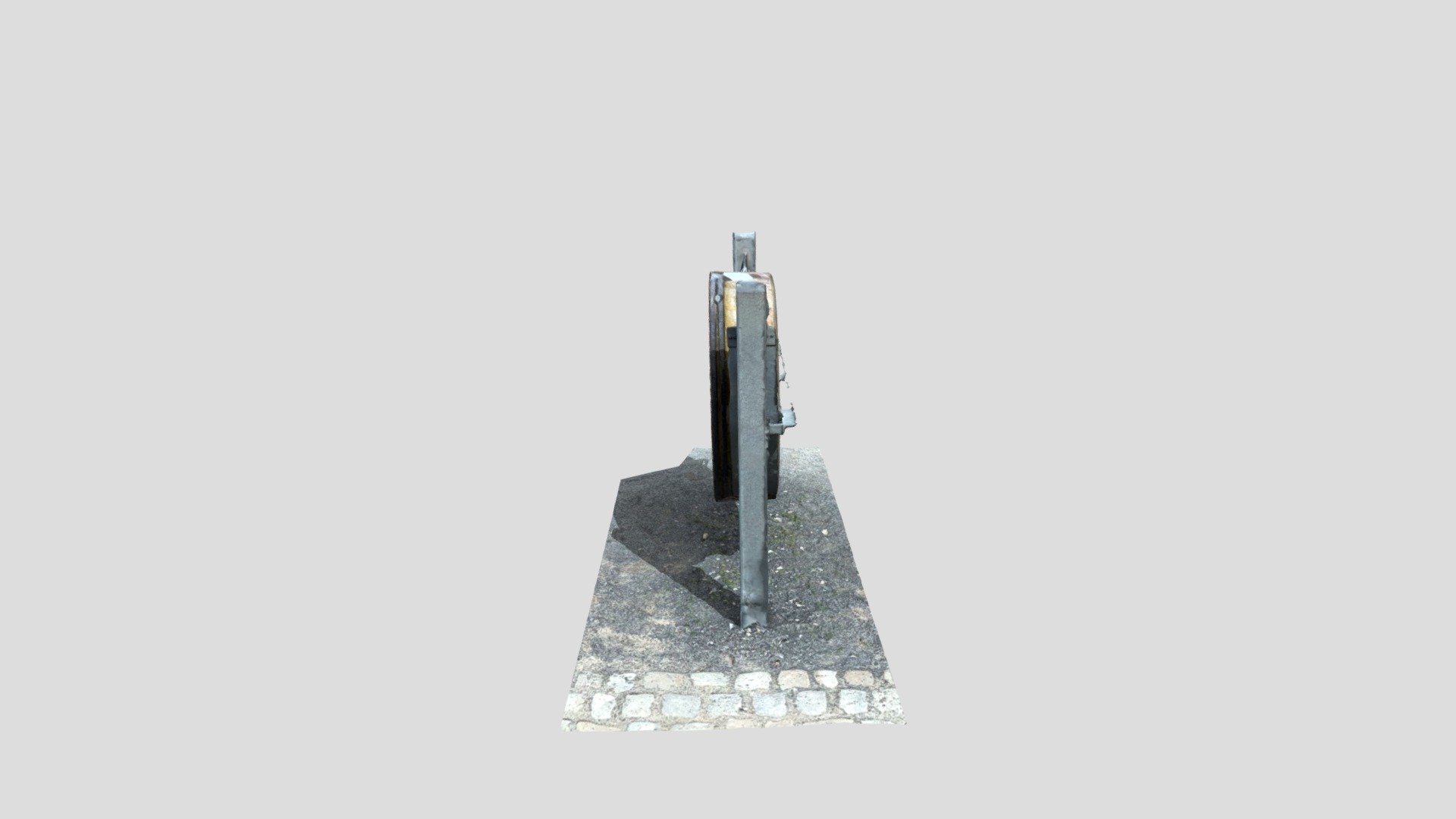 Windmill grinding stone - 3D model by parisgun [1bd4d76] - Sketchfab