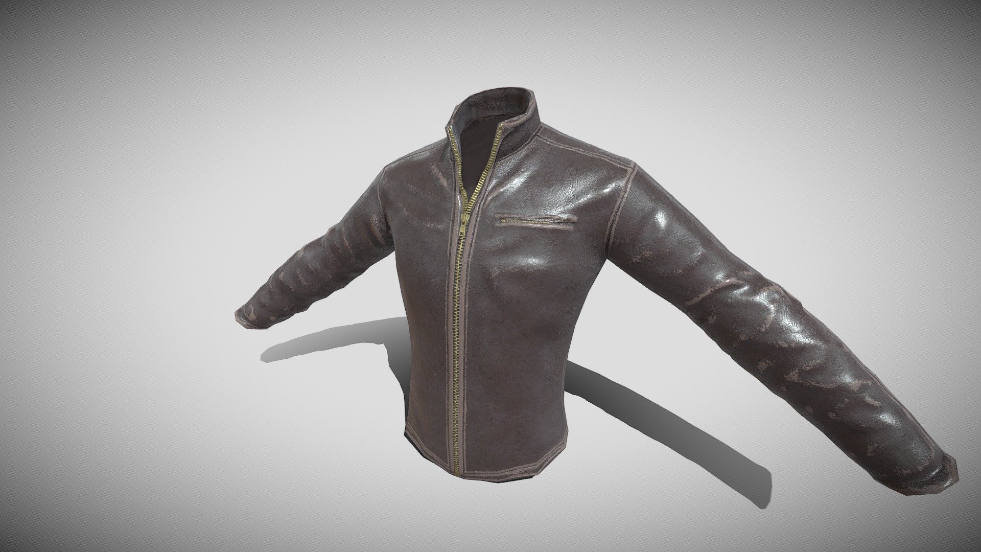 Leather Jacket - 3D model by RobertLTurner [1bd685a] - Sketchfab