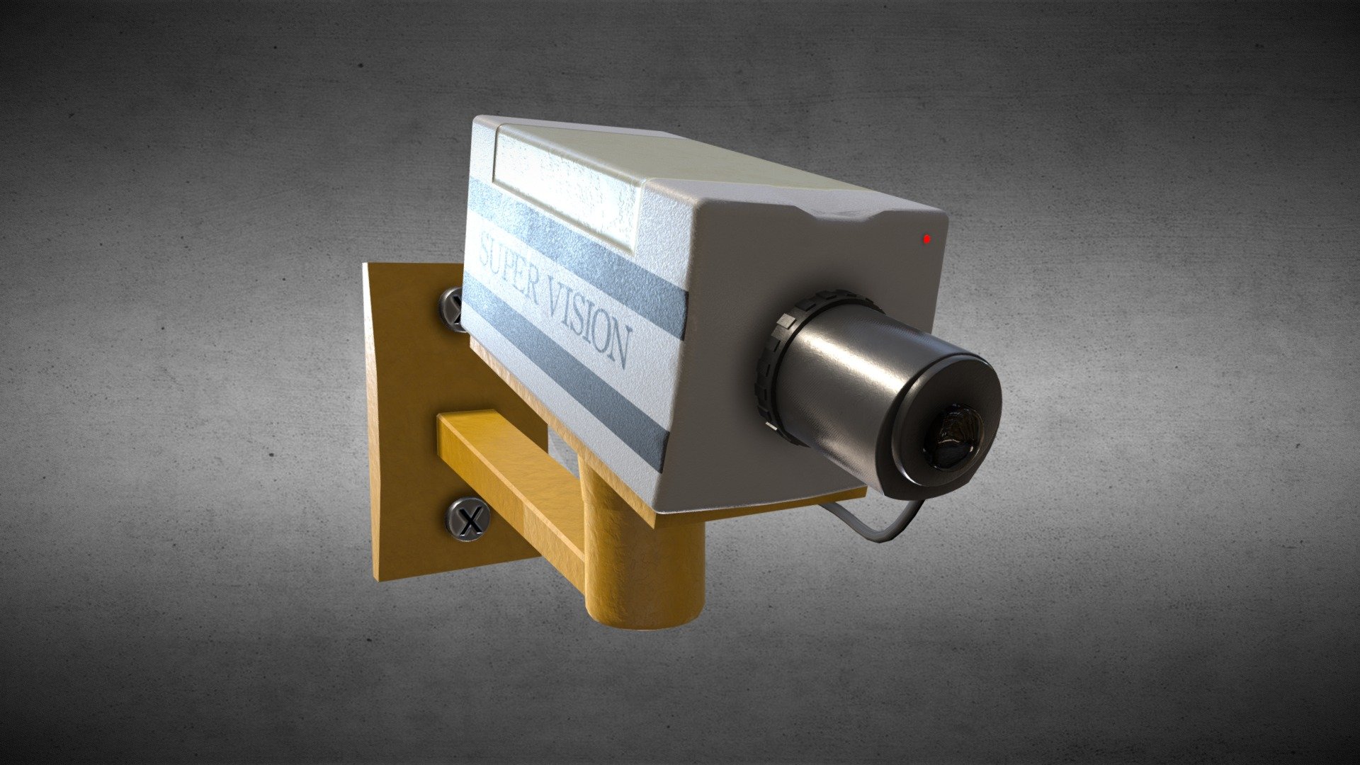 Surveillance Camera. - 3D model by Tehmoor Hamid (@OnyxKyubi) [1bd8c3c ...