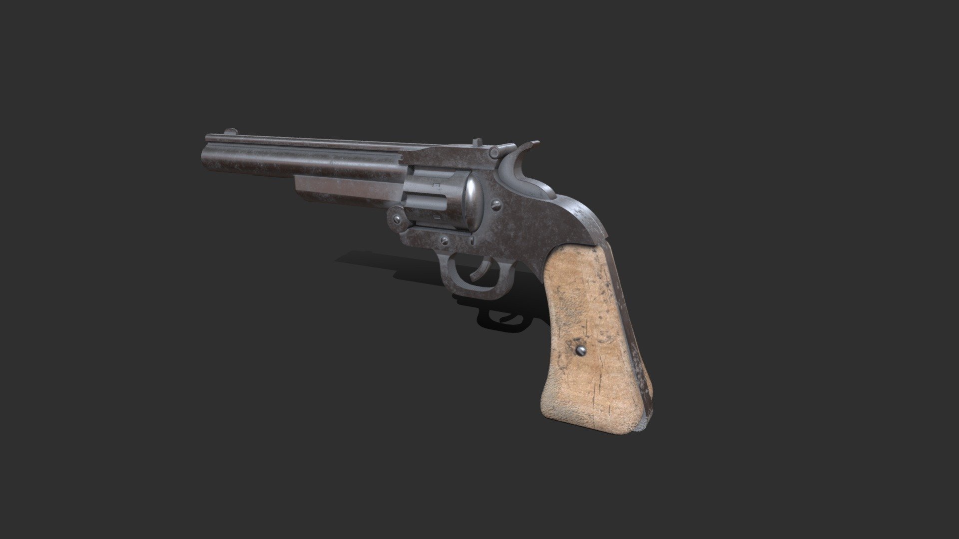 Revolver Schofield - Download Free 3D model by Gleb (@Gleb_Nalivkin ...