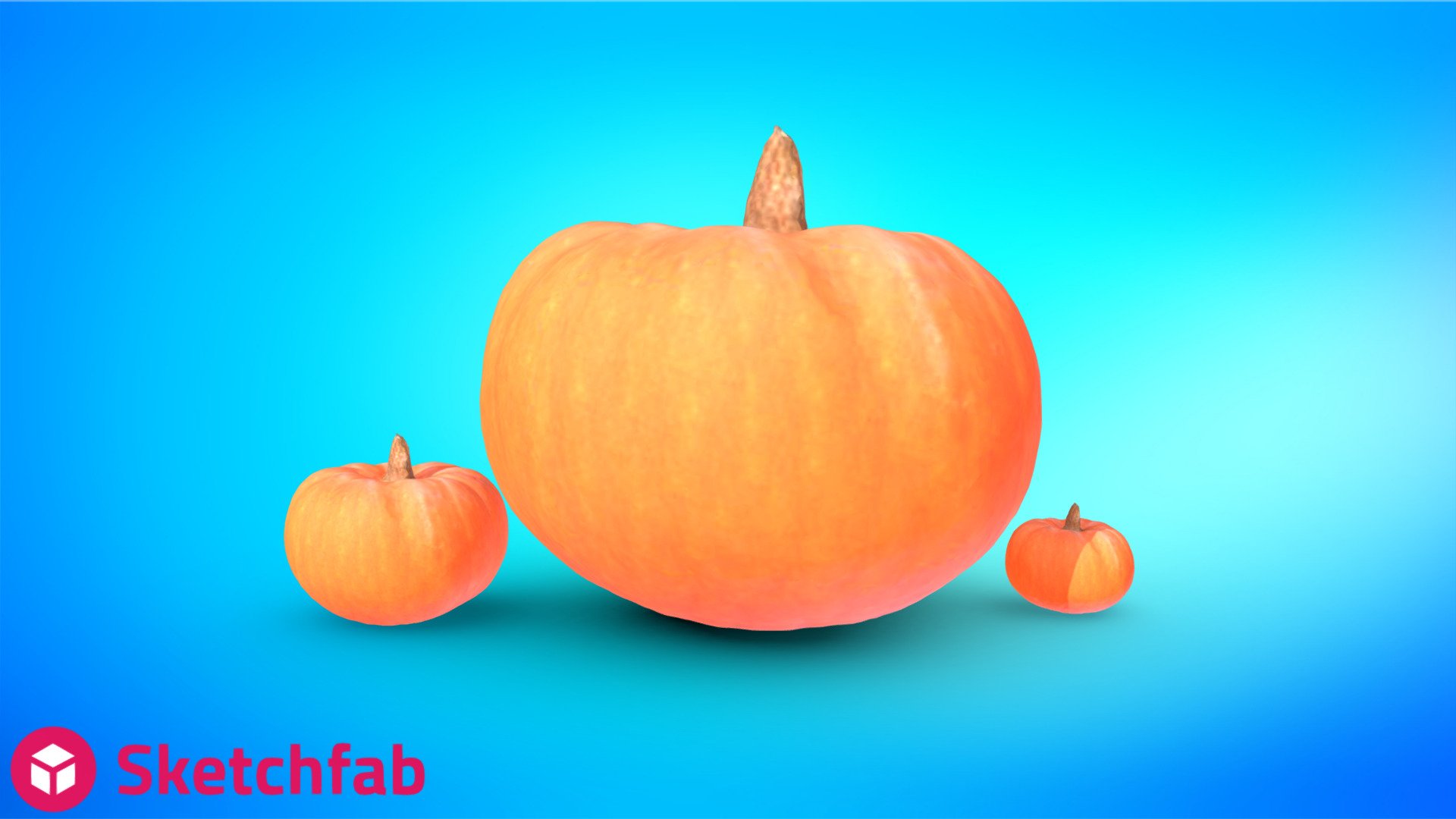 Halloween Pumpkins - Buy Royalty Free 3D model by Sam3D ...