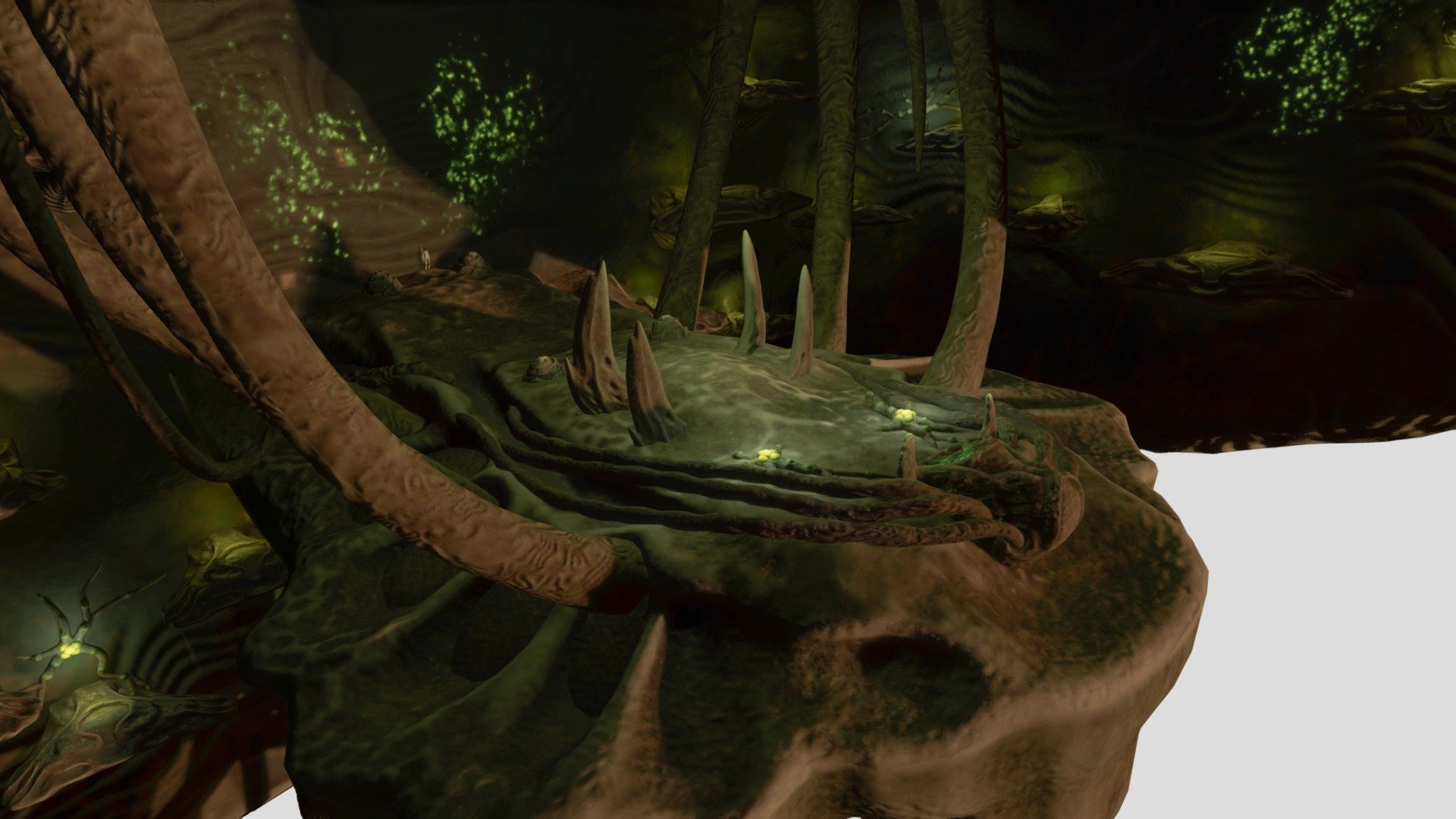 Thargoid Spire - Hybrid Compound Bin Platform - 3D model by Ecthelion ...