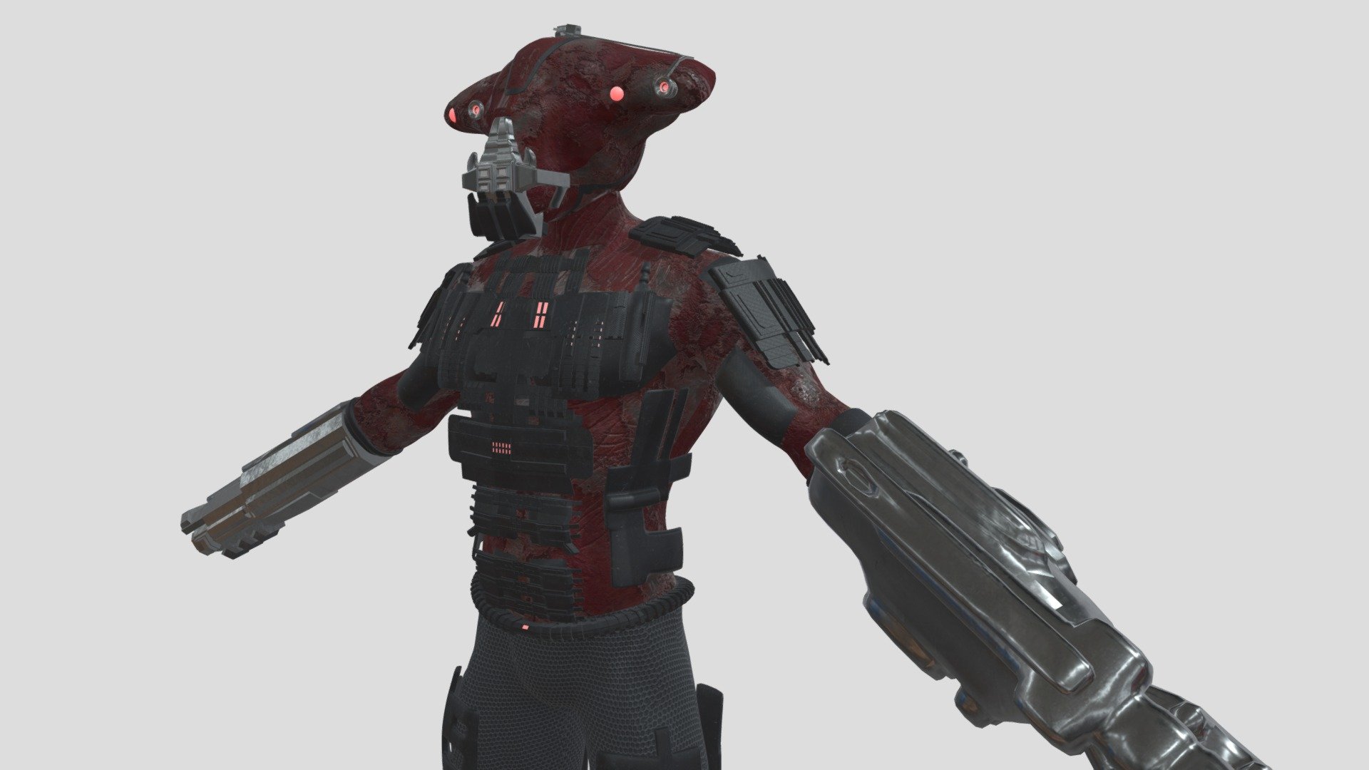 Hammerhead mutant soldier - 3D model by Ethernal_Studios [1bdf131 ...