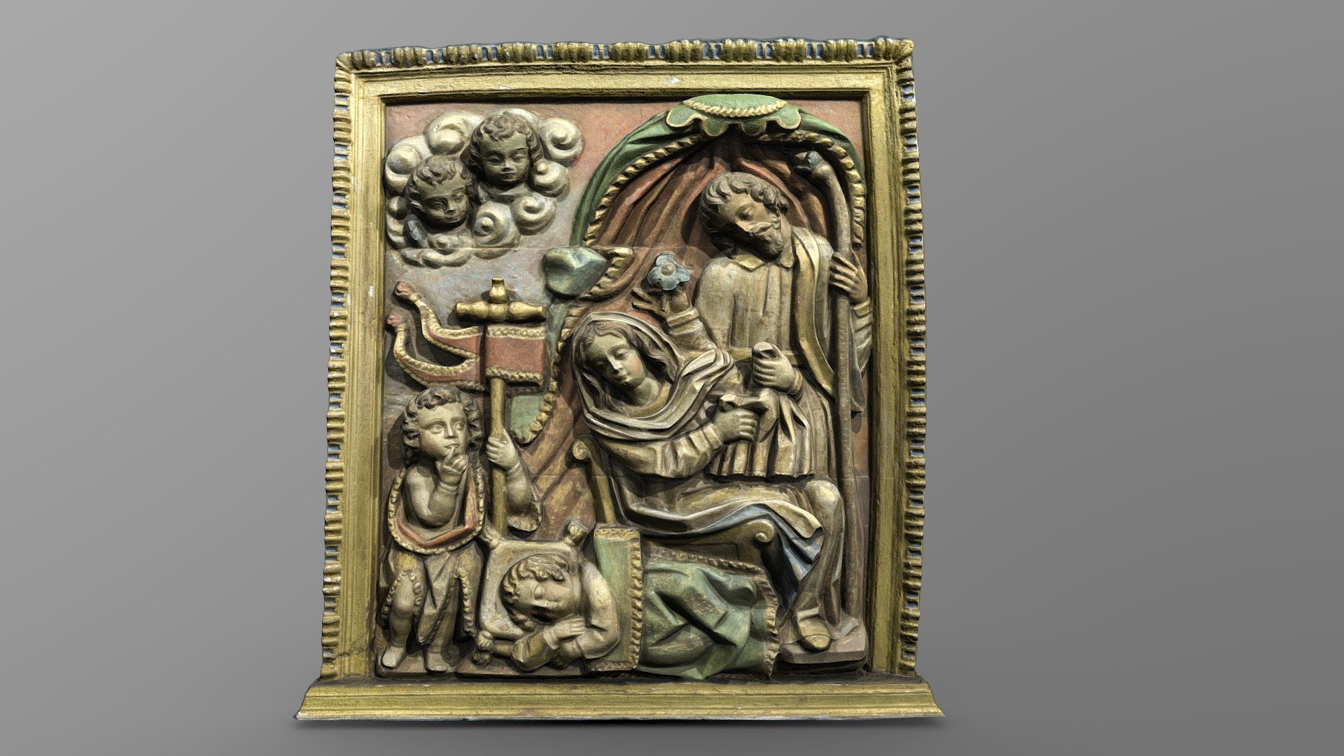 Relieve de la Natividad, Museo Regina Coeli - 3D model by Héctor ...