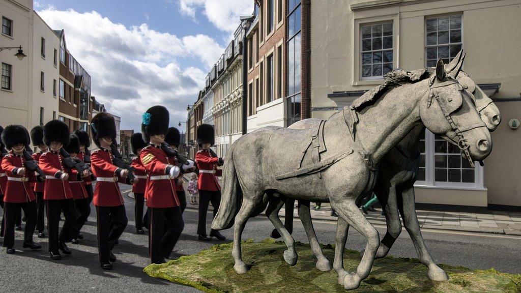 Windsor Greys Daniel and Storm by Robert Rattray - 3D model by public ...