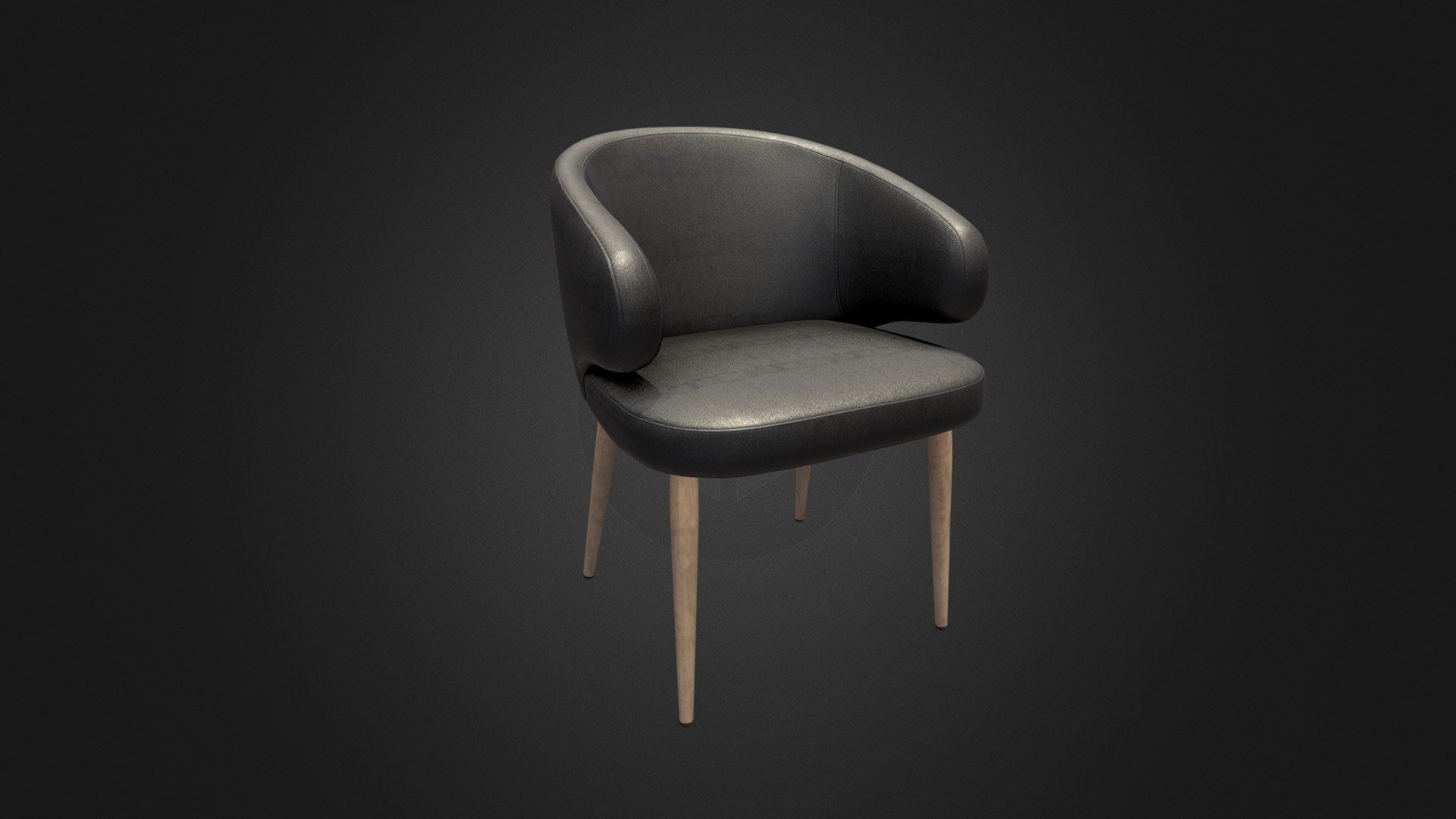 Leather Chair - 3D model by eazyoutsource [1be576f] - Sketchfab
