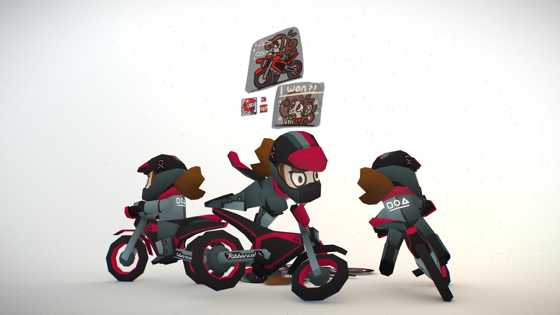 MonkeBike - SRB2K - 3D model by ribboncable 🎀 (@ribboncable) [1be5cac ...