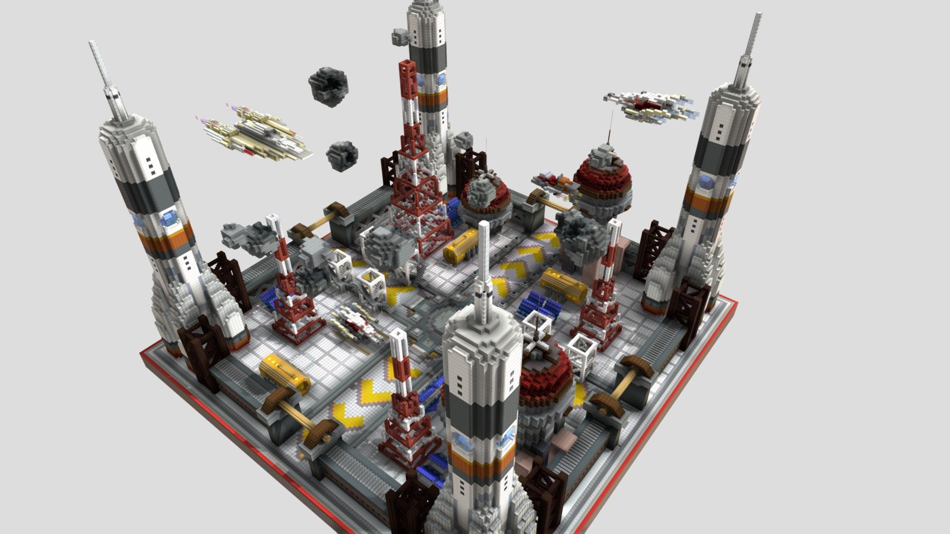 SpacePort - Factions Spawn - 3D model by AizenessTeam (@suspectalien ...