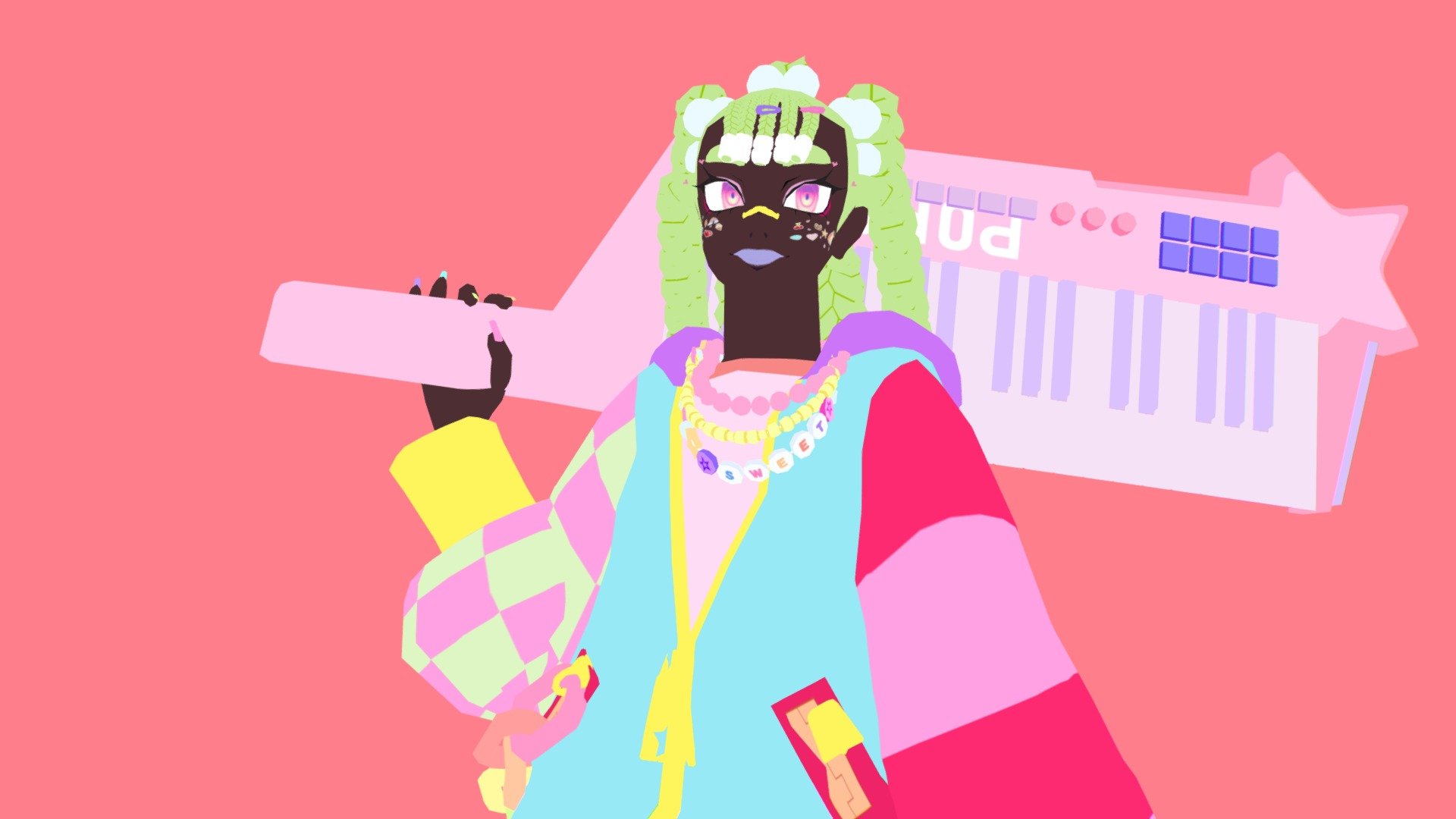 Popstar - 3D model by Kristen Brown (@kristnbrown) [1be5dce] - Sketchfab